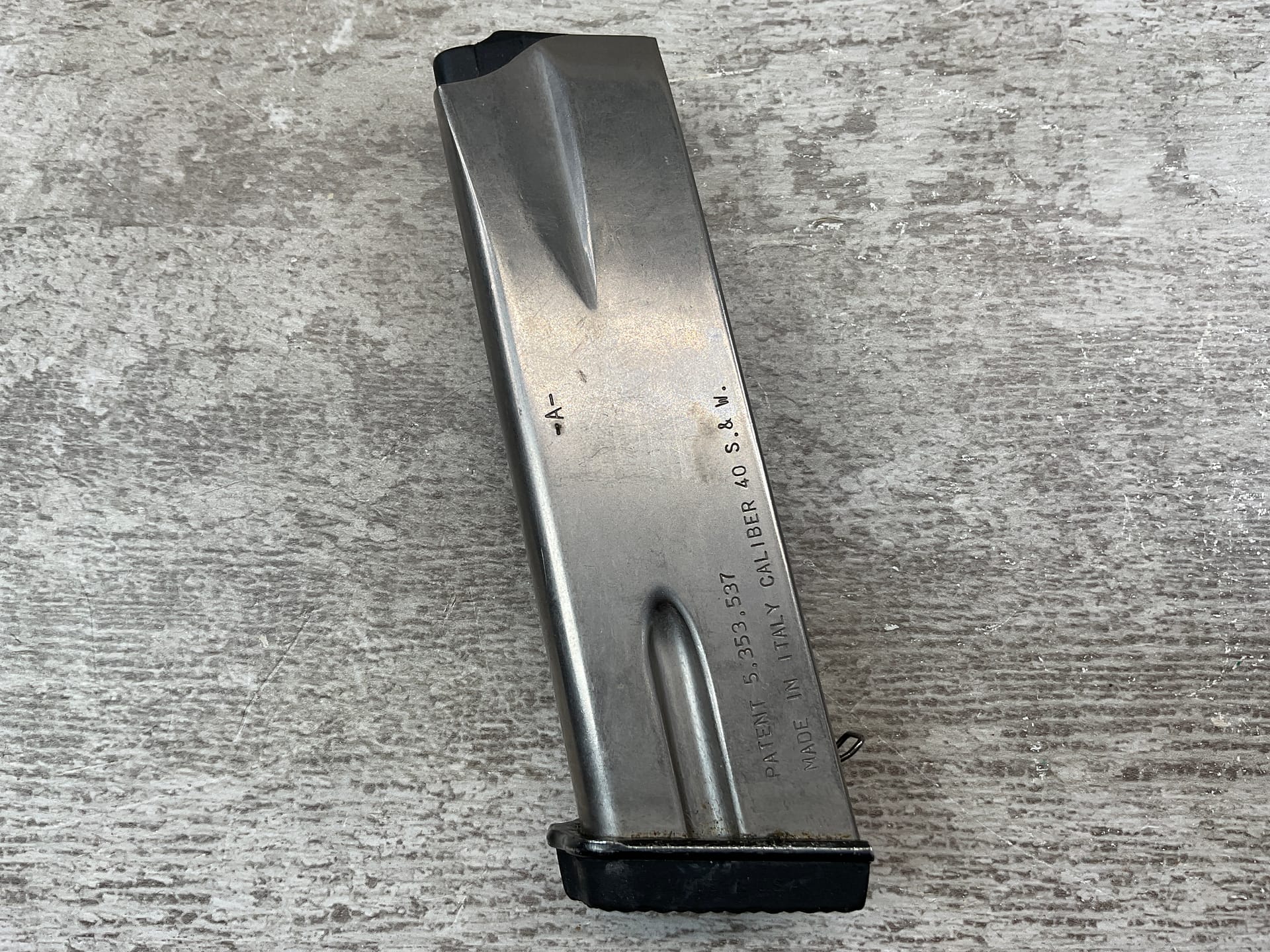 40 S&W OEM 10 RND MAGAZINE NICKEL FINISH #3-12110-PF - Checkpoint Charlie's