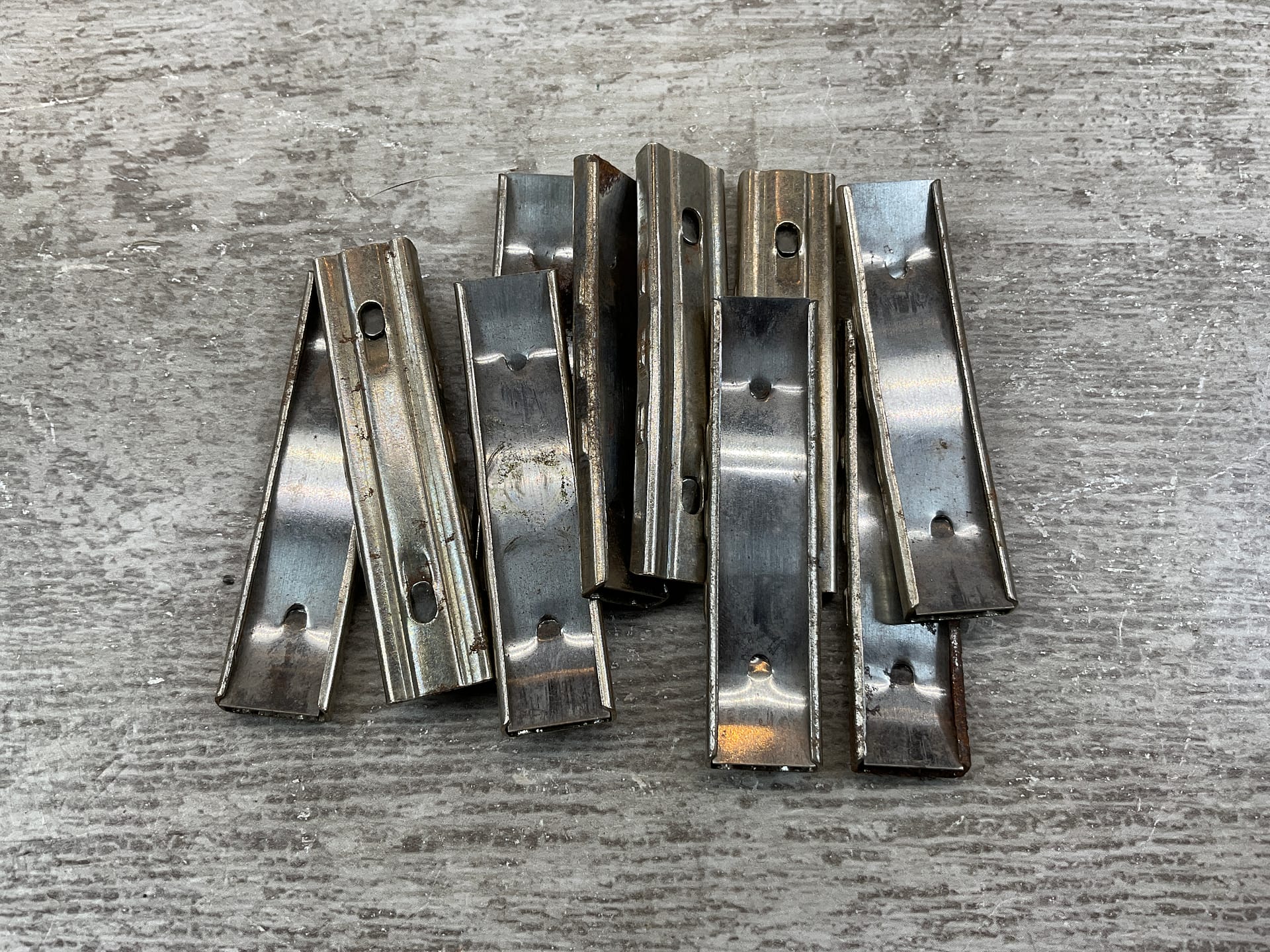 8MM MAUSER STEEL STRIPPER CLIPS, QTY 10 - Checkpoint Charlie's