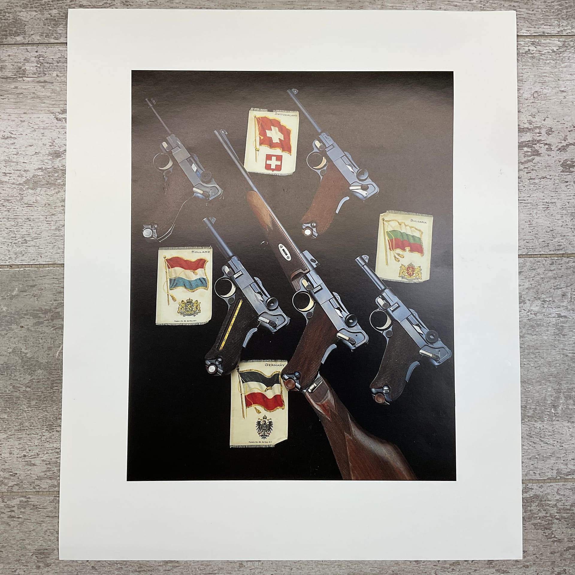 LUGER DISPLAY POSTER W/PHOTOS - Checkpoint Charlie's