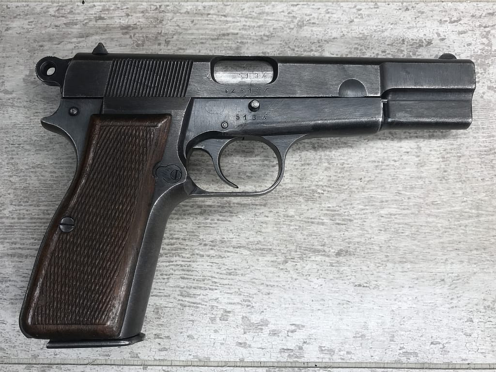 FN BROWNING HI-POWER P35 NAZI MARKED 9MM PISTOL #2210037 - Checkpoint ...
