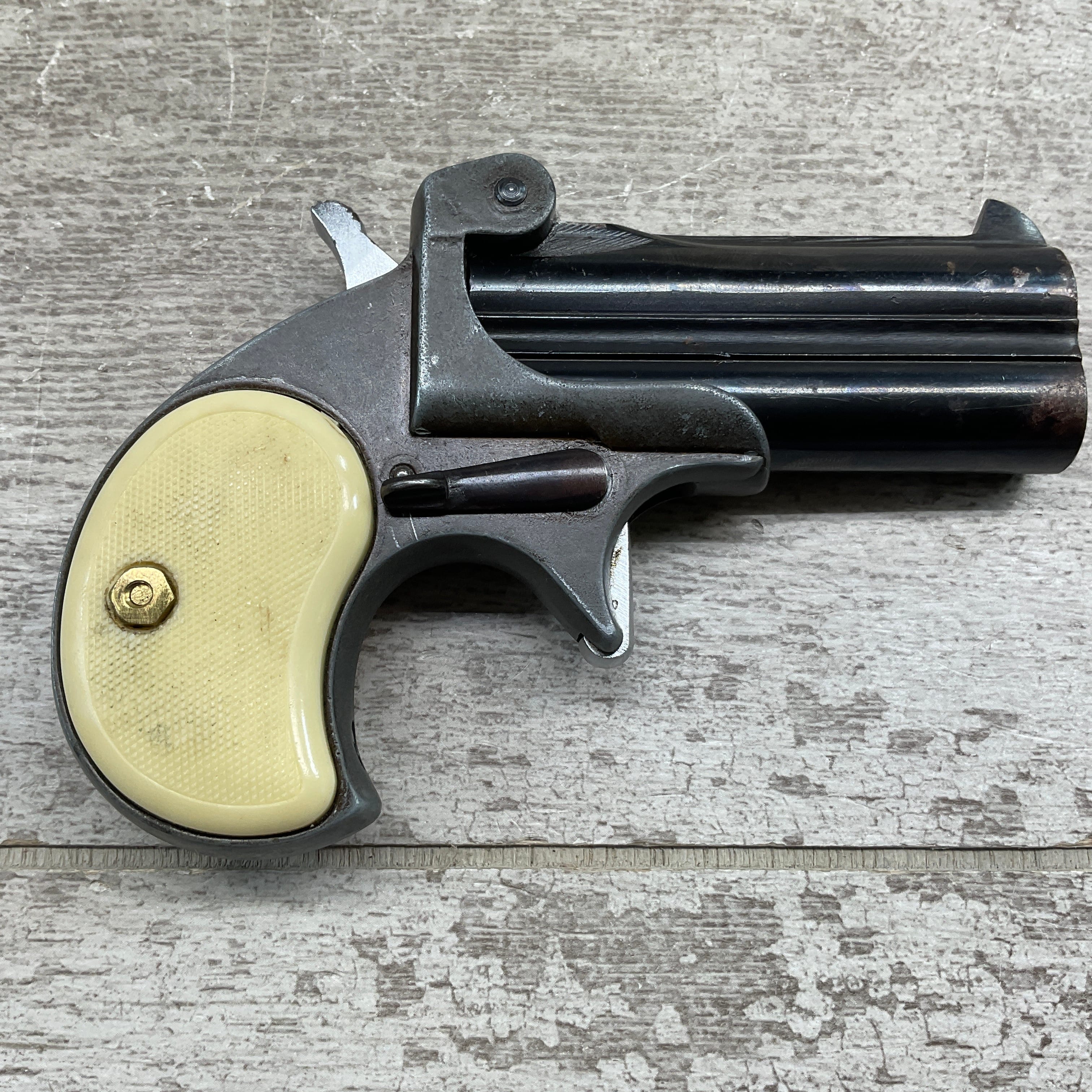 DERRINGER EXCAM MODEL TA 38 DOUBLE BARREL .38 SPECIAL - Checkpoint ...