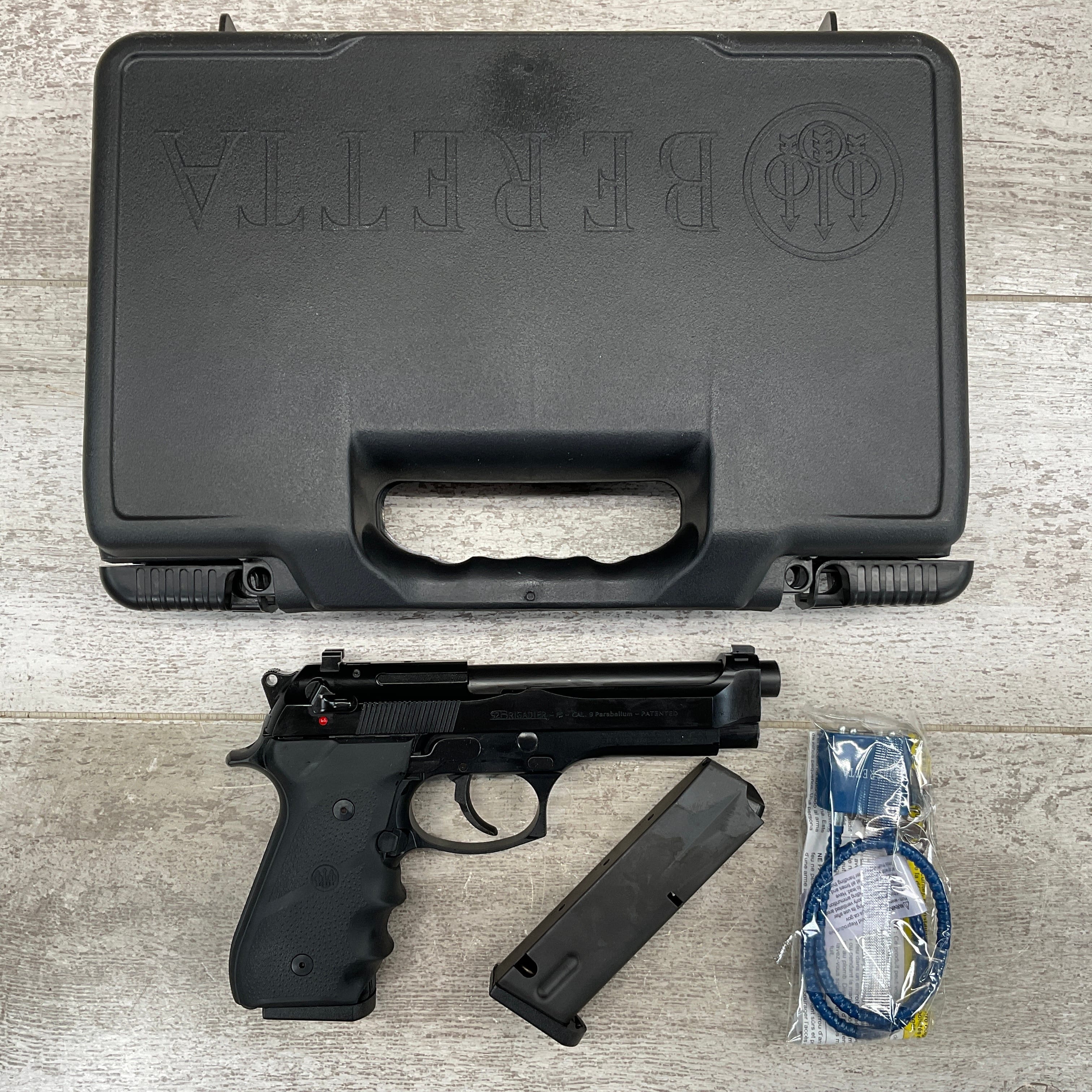 BERETTA 92FS BRIGADIER 9MM 4.9" BBL SEMI AUTO PISTOL - Checkpoint Charlie's