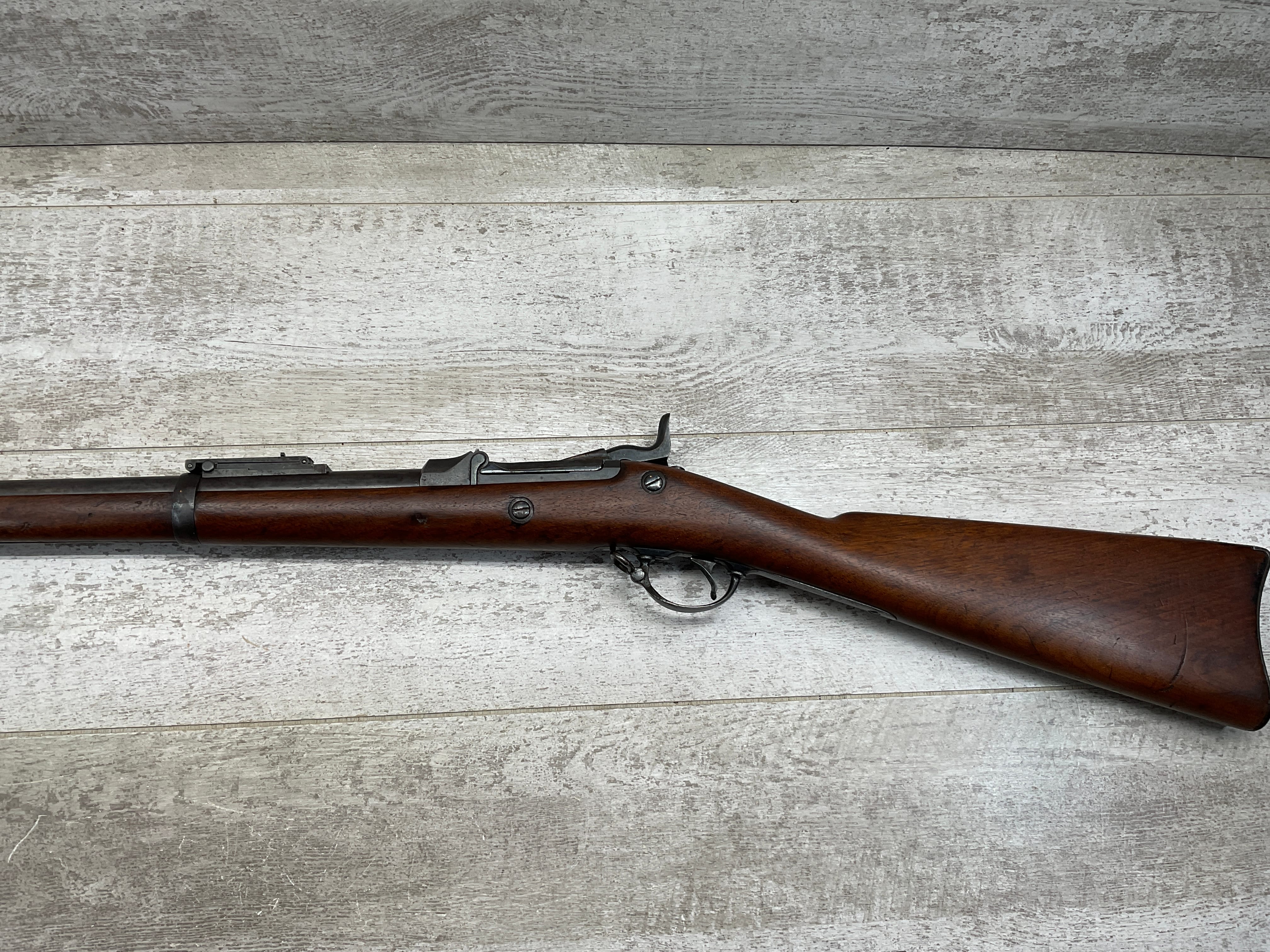 US SPRINGFIELD M1873 45-70 TRAPDOOR RIFLE, ANTIQUE - Checkpoint Charlie's