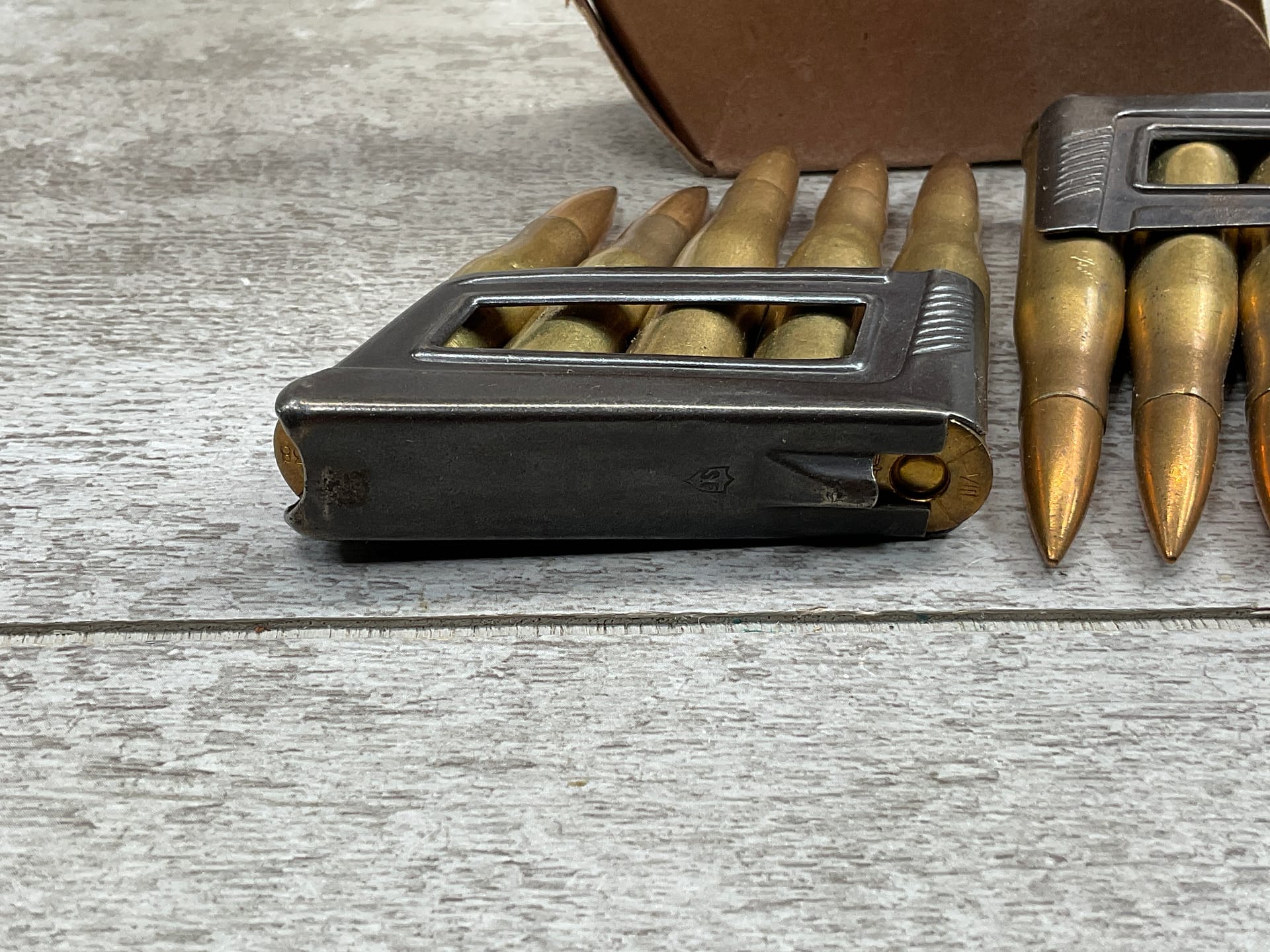 8X56R STEYR M95 AMMO, WWII NAZI MARKED, 1938, VINTAGE - Checkpoint Charlie's