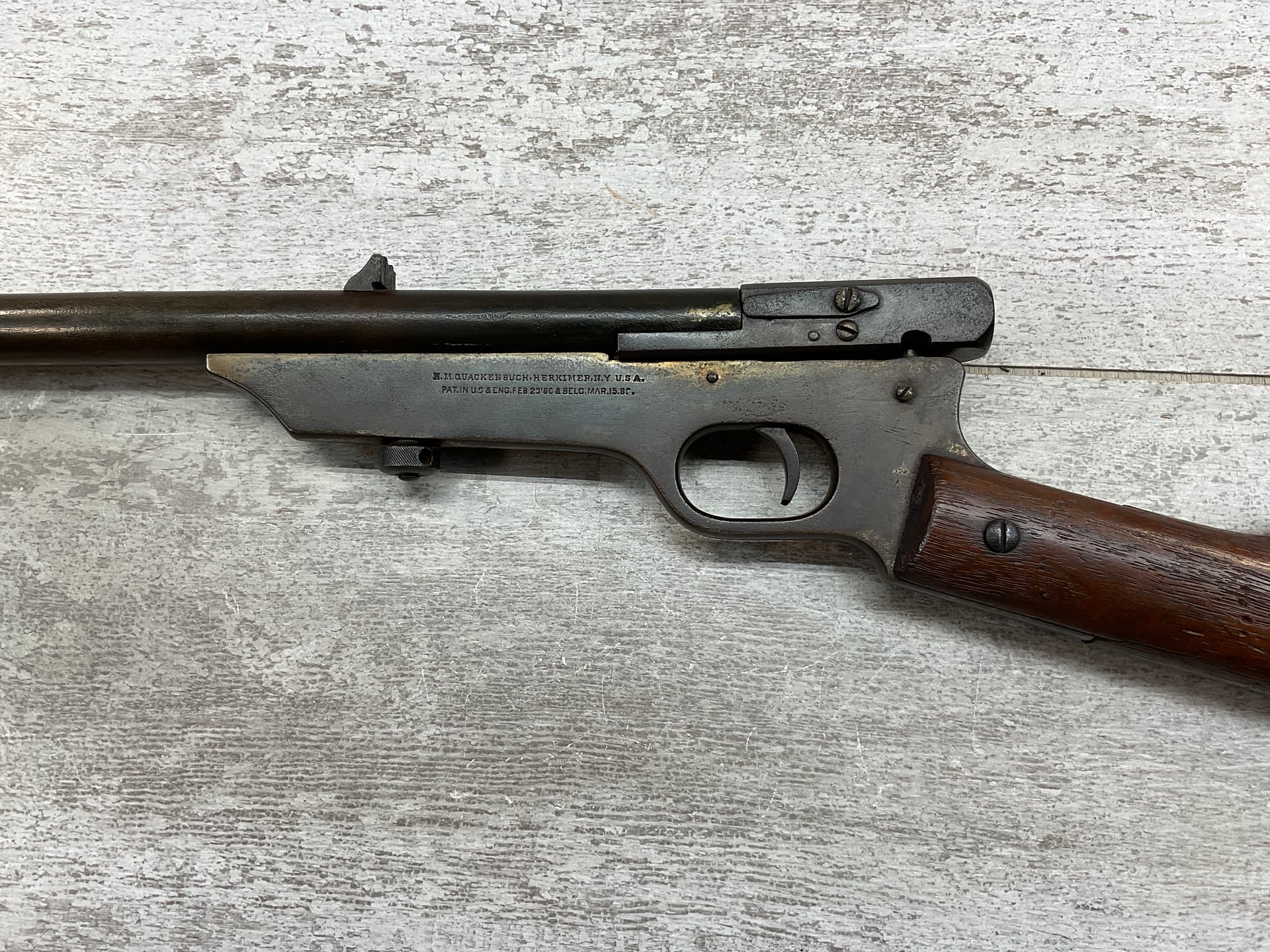 QUACKENBUSH .22 LR SINGLE SHOT RIFLE - Checkpoint Charlie's