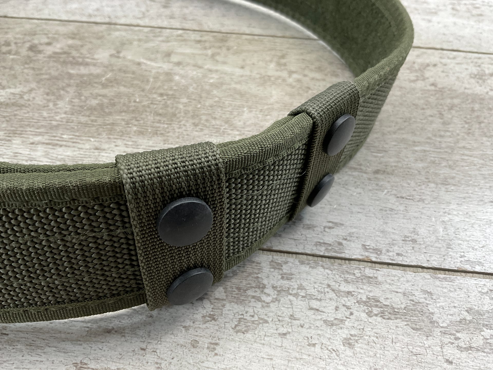 TACTICAL COMBAT BELT CANVAS VELCRO ADJUSTABLE - Checkpoint Charlie's