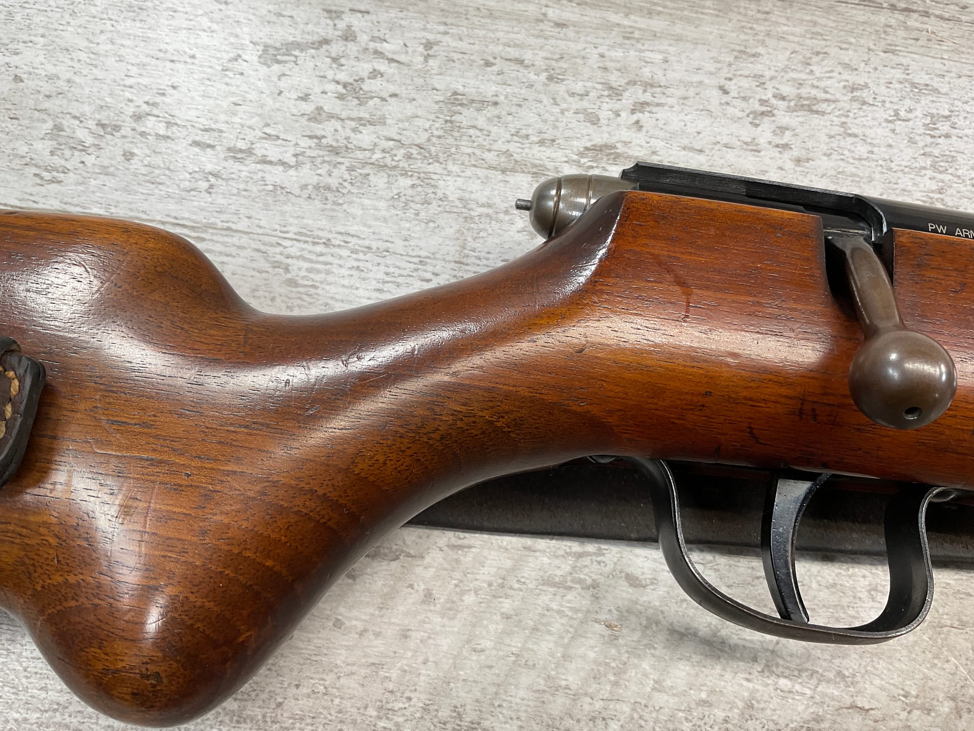 F.W. HEYM GERMAN .22 TRAINER SINGLE SHOT BOLT ACTION RIFLE - Checkpoint ...