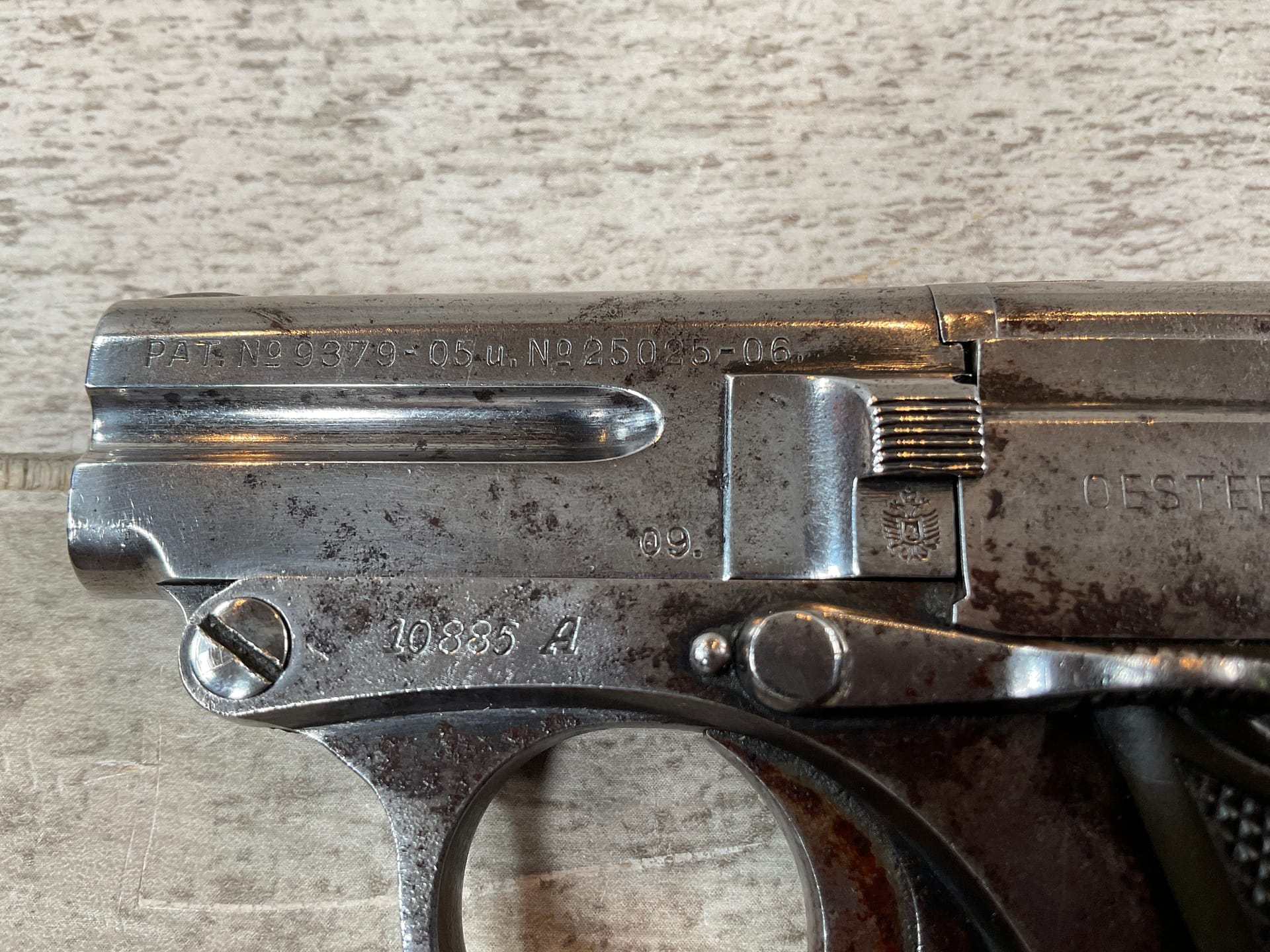 STEYR PIEPER MODEL 1908 .25 AUTO SEMI AUTO VEST/POCKET PISTOL