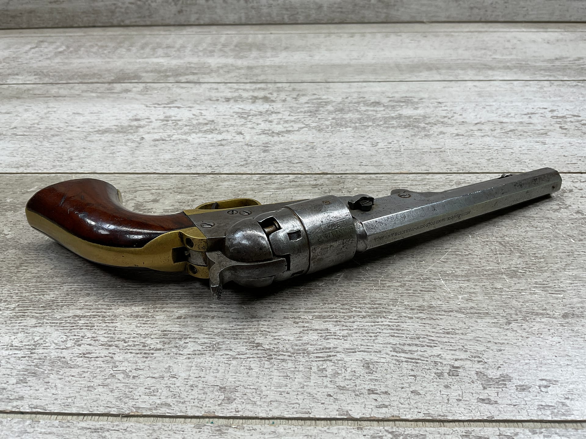 COLT MODEL 1862 POLICE & POCKET PISTOL OF NAVY .36 CAL ANTIQUE REVOLVER ...