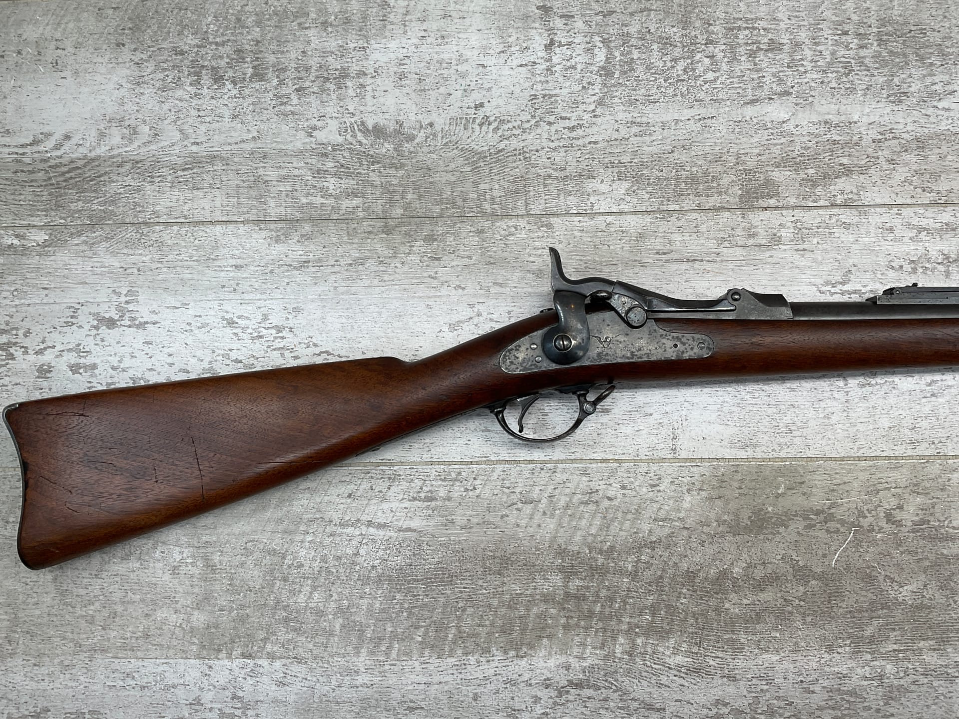 US SPRINGFIELD M1873 45-70 TRAPDOOR RIFLE, ANTIQUE - Checkpoint Charlie's