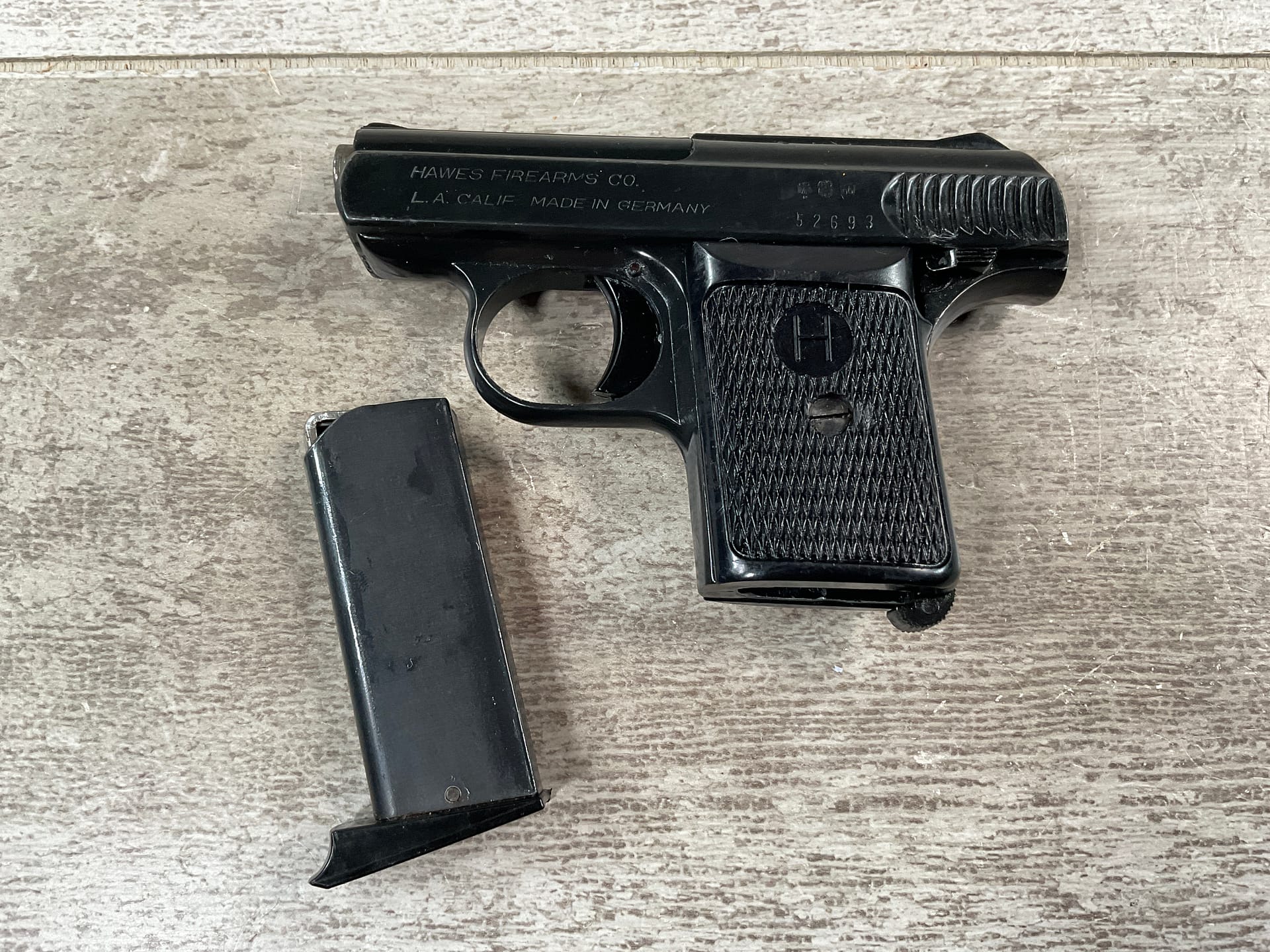 HAWES MODEL 11 .25 ACP GERMAN MADE POCKET PISTOL - Checkpoint Charlie's