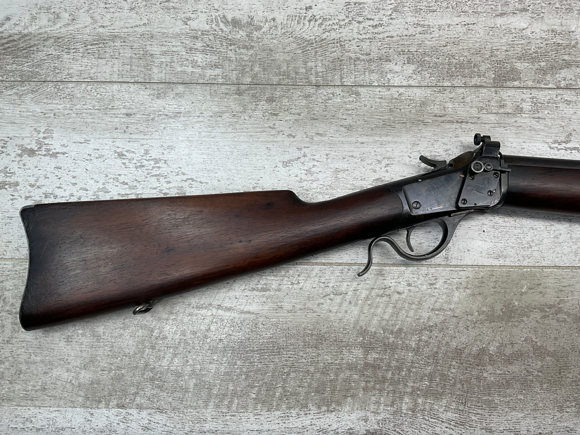 WINCHESTER 1886 LOW WALL MUSKET SINGLE SHOT .22 SHORT - Checkpoint ...