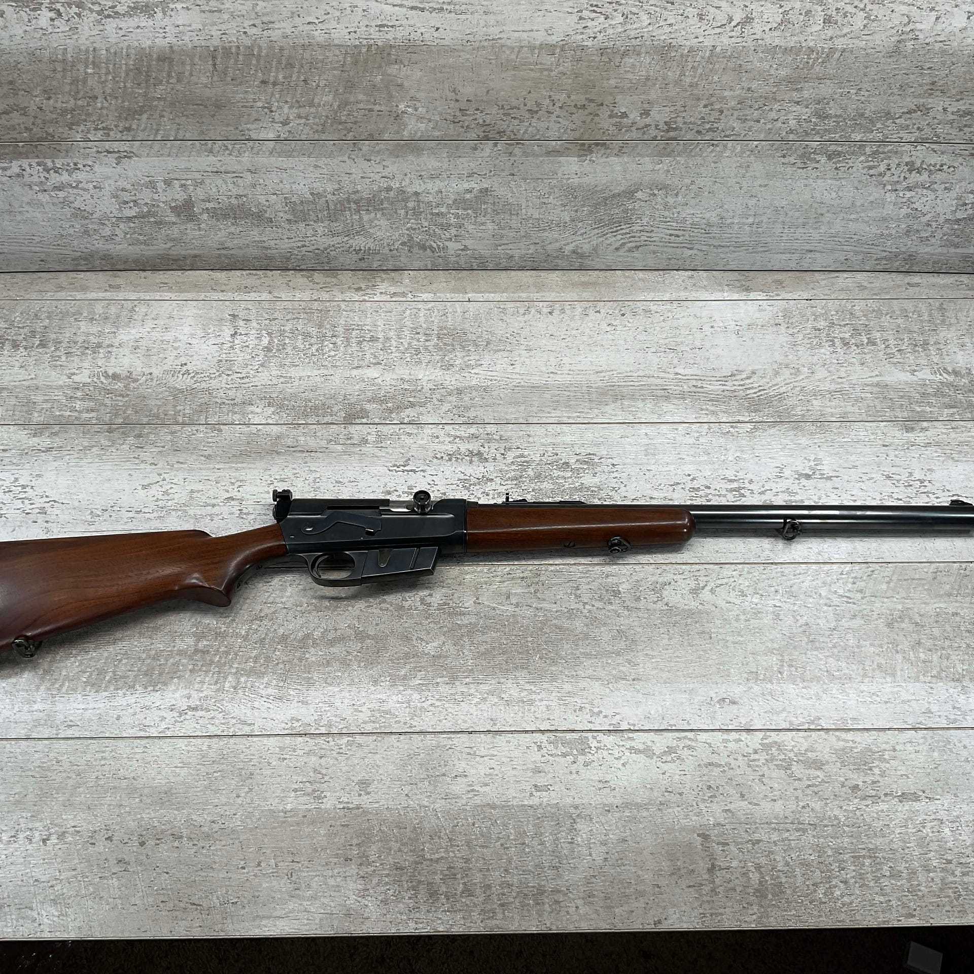 REMINGTON WOODMASTER MODEL 81 300 SAVAGE SEMI AUTO RIFLE, MINTY ...