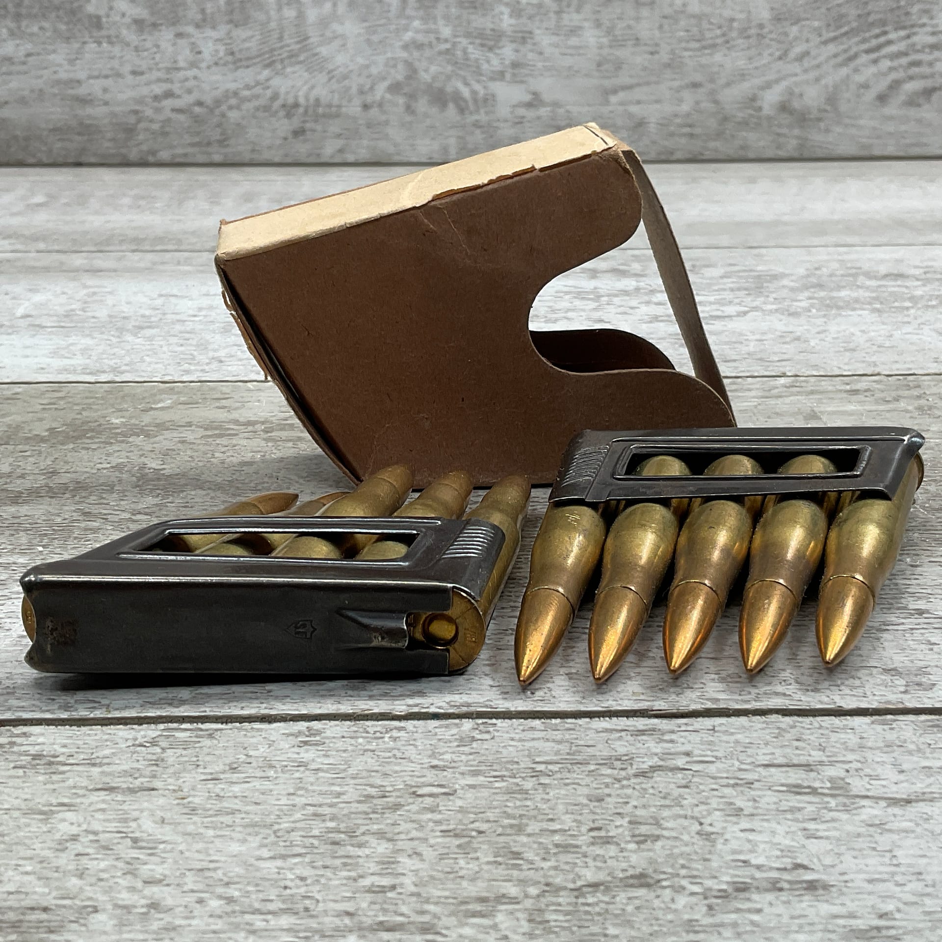 8X56R STEYR M95 AMMO, WWII NAZI MARKED, 1938, VINTAGE - Checkpoint ...