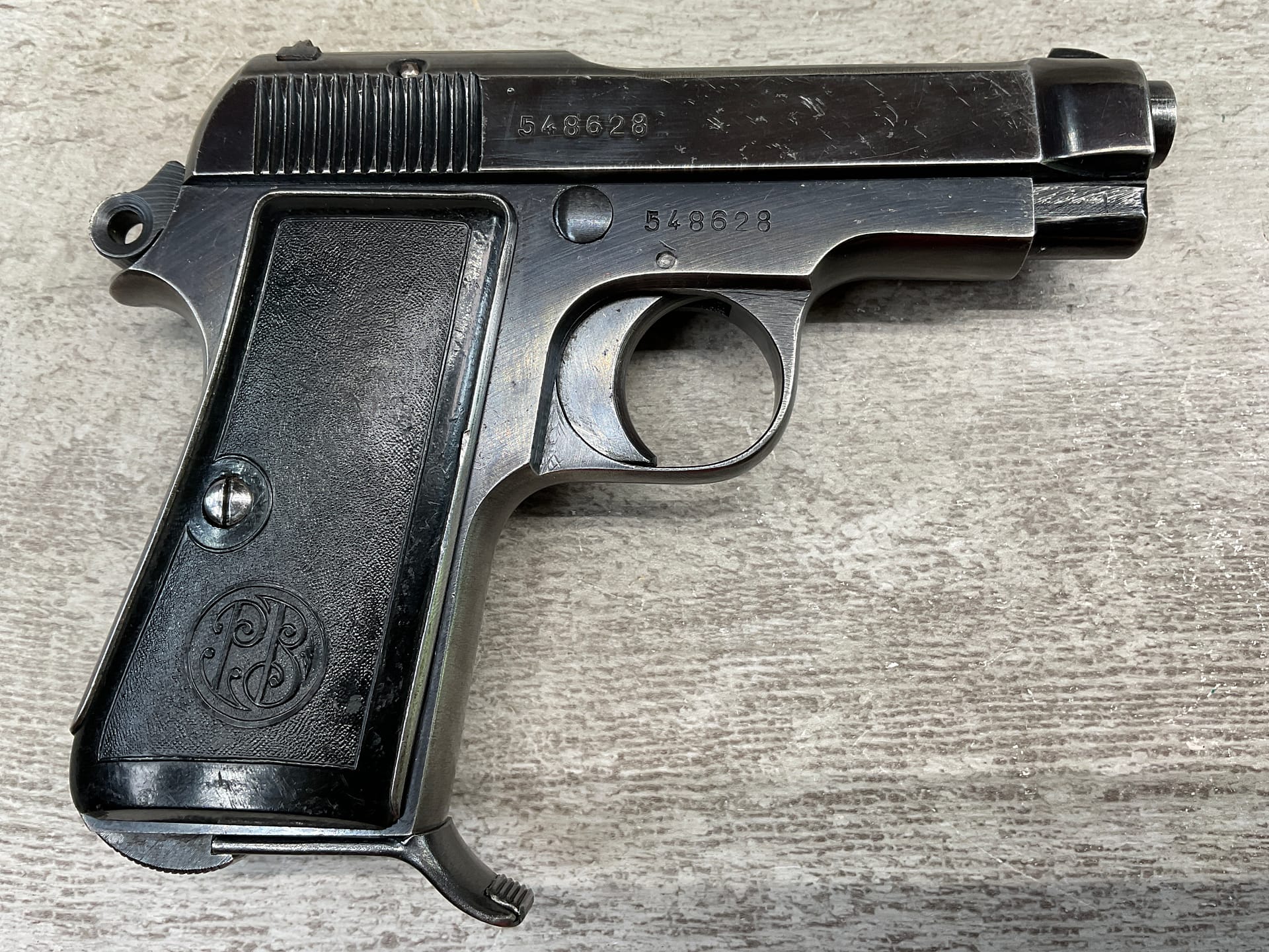 BERETTA M1935 7.65 CAL SEMI AUTO PISTOL "4UT" MARKED GERMAN ARMY ISSUED ...