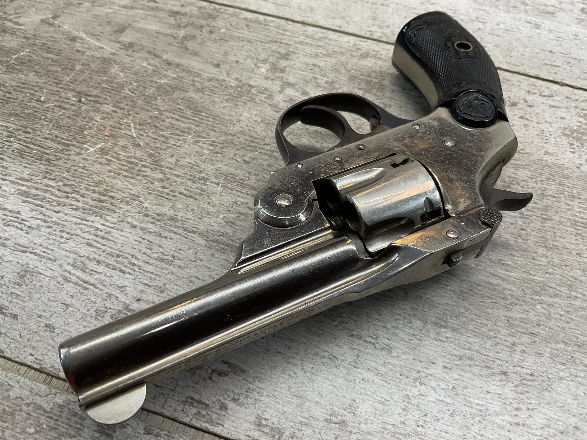 IVER JOHNSON & CYCLE WORKS SECOND MODEL TOP BREAK 32 S&W REVOLVER ...