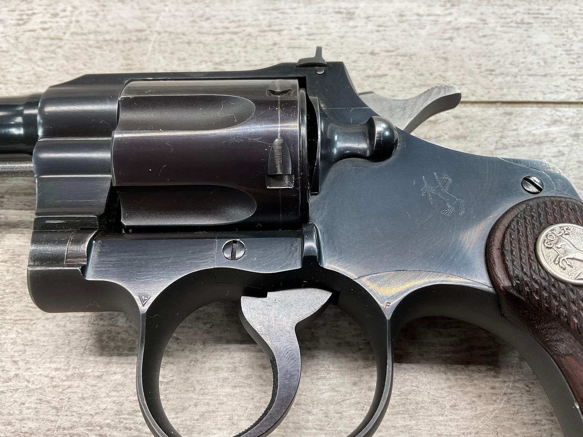 COLT OFFICERS MODEL 22 LR REVOLVER, ORIGINAL BOX #3-08138-BDH ...