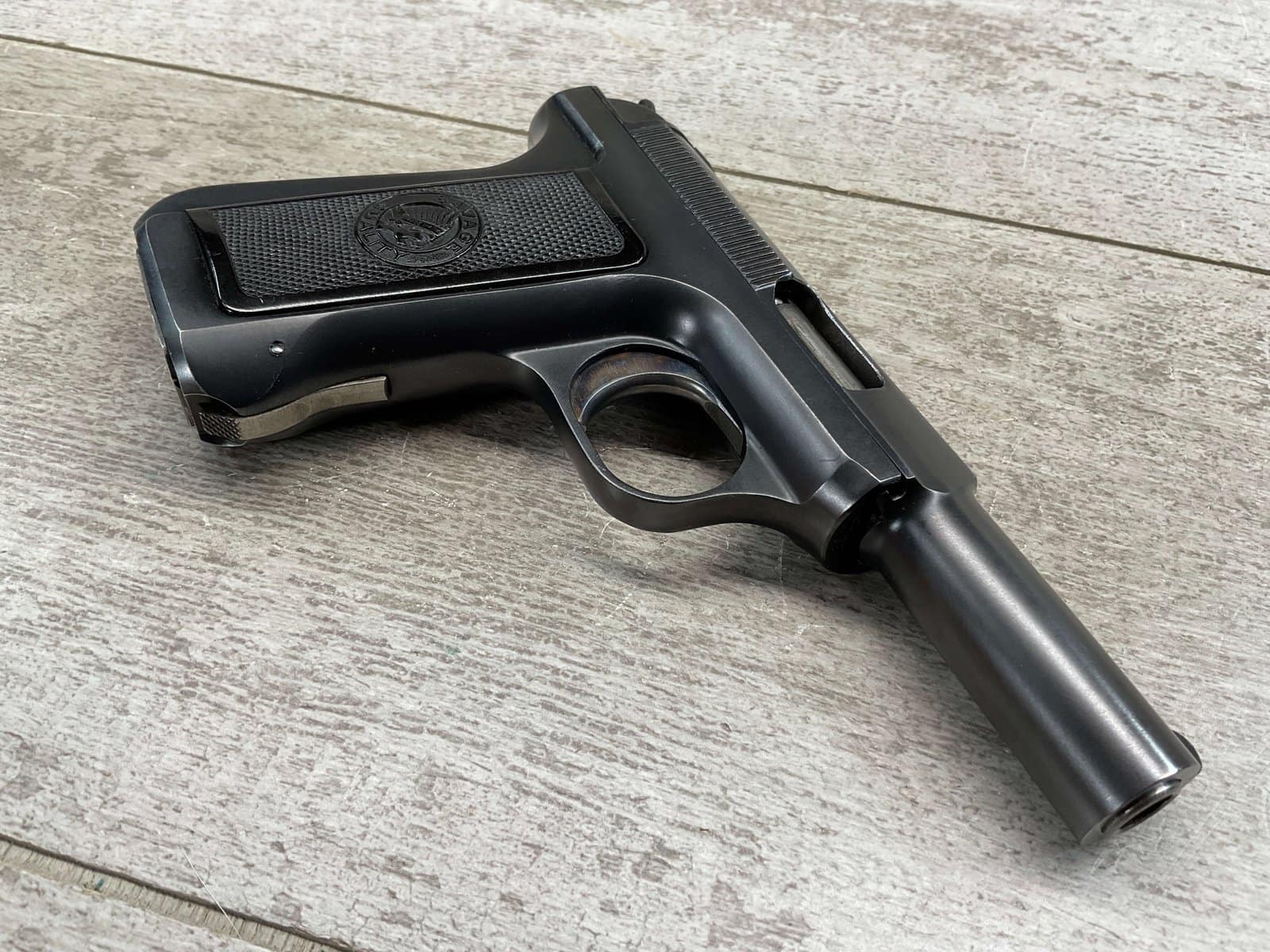 SAVAGE MODEL 1907 .32ACP PISTOL IN ORIGINAL KRAFT BOX, MINTY ...