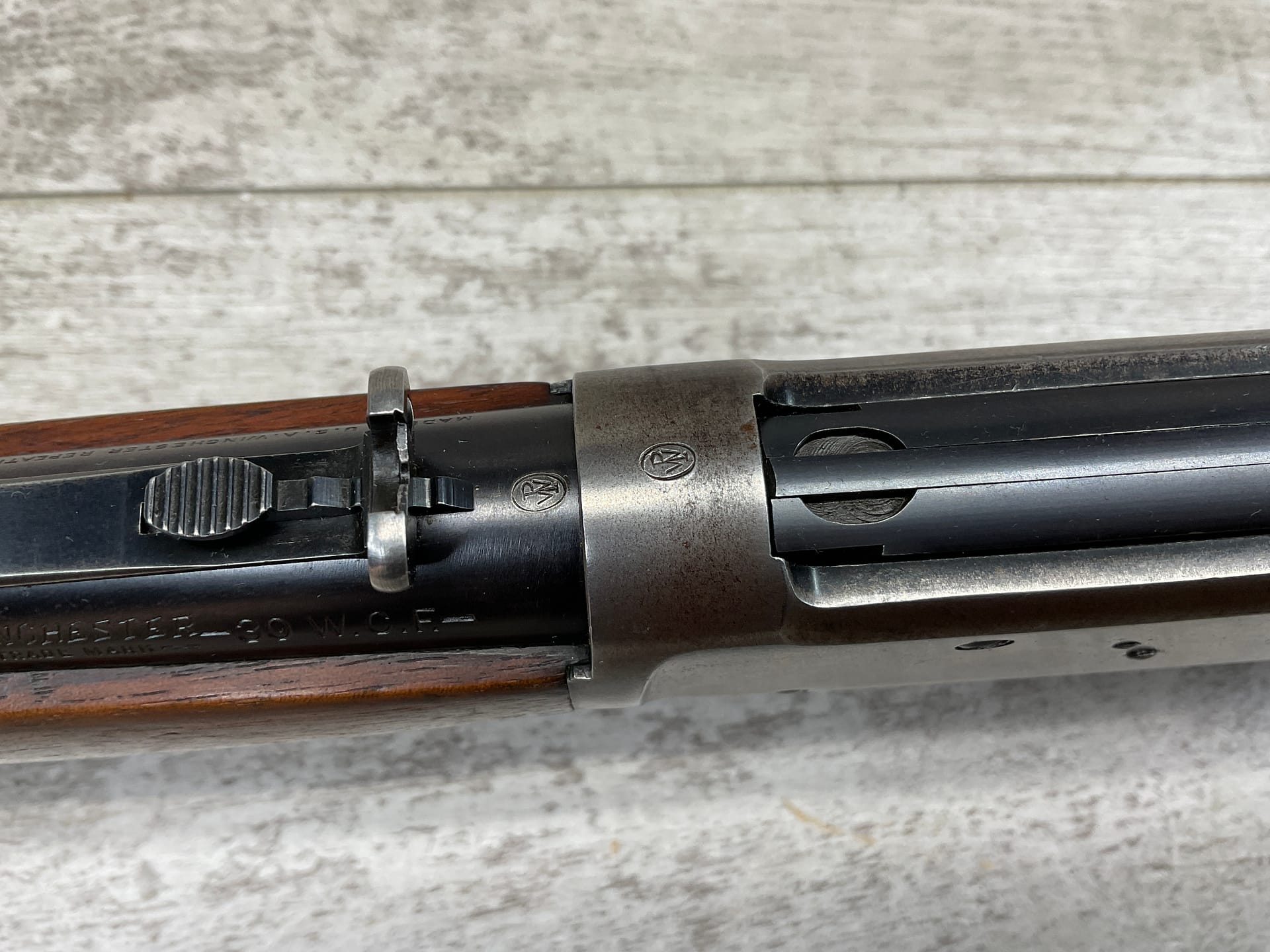 WINCHESTER MODEL 94 30 WCF LEVER ACTION CARBINE RIFLE, 1937 MFR - Checkpoint Charlie's