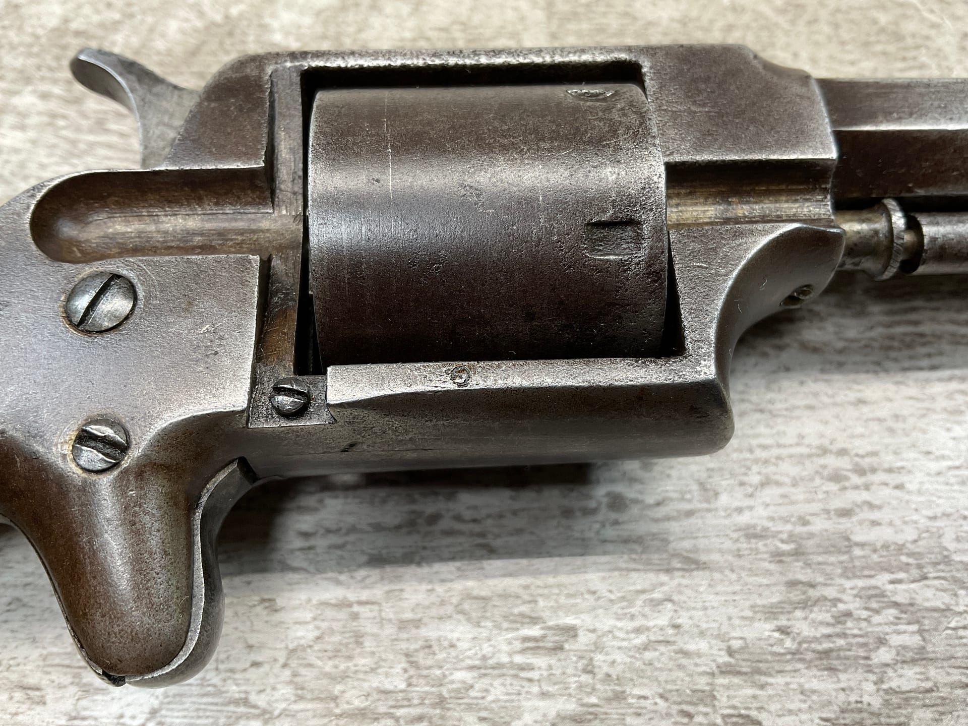 ORIGINAL U.S. CIVIL WAR "W.L. GRANT" UHLINGER .32 RF BREECH LOADING ...