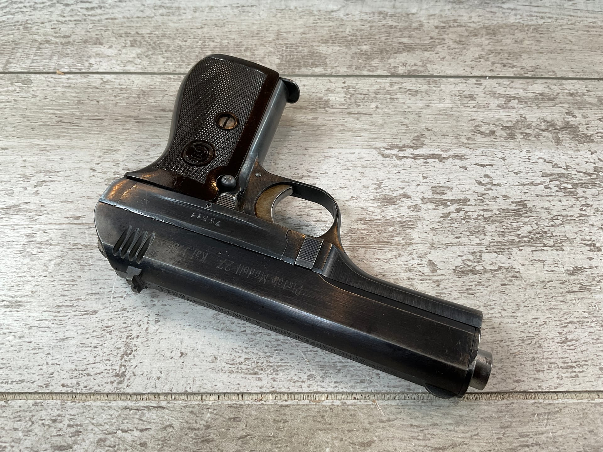 CZECH CZ27 PISTOLE MODELL 27 NAZI MARKED PISTOL - Checkpoint Charlie's