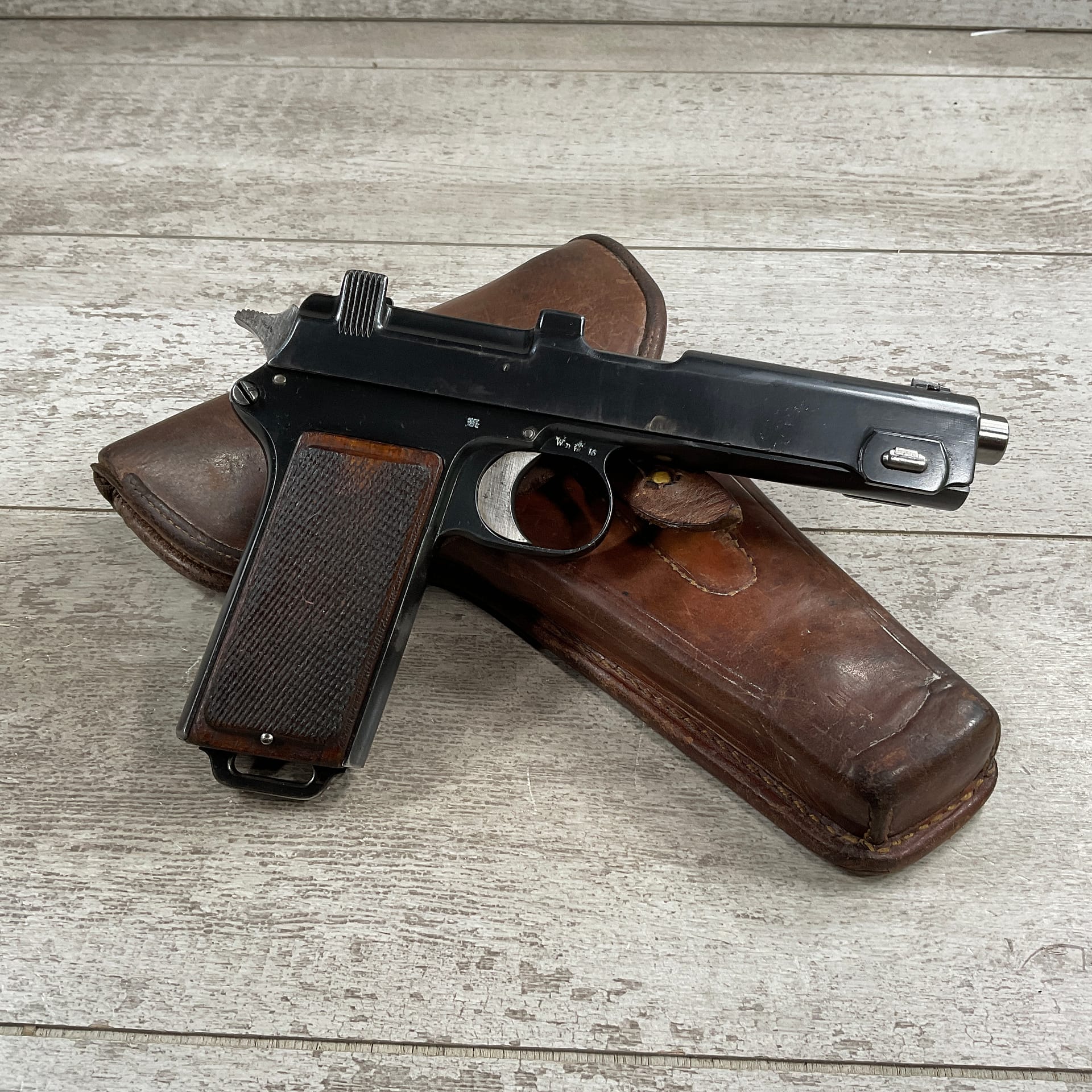 STEYR 1912 9MM PARABELLUM NAZI CONTRACT EAGLE/L POLICE MARKED SEMI AUTO ...