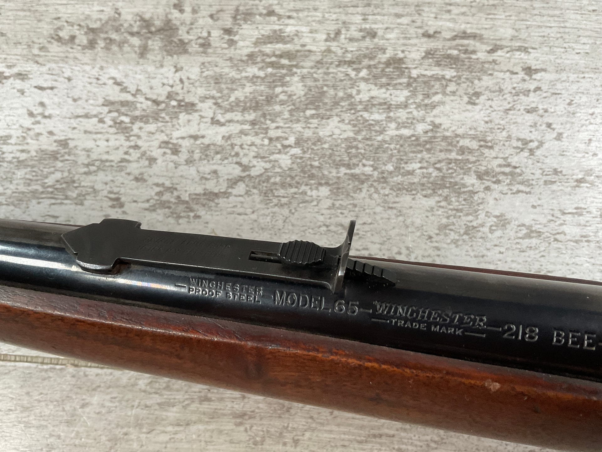 WINCHESTER MODEL 65 .218 BEE LEVER ACTION RIFLE #3-07006 - Checkpoint ...