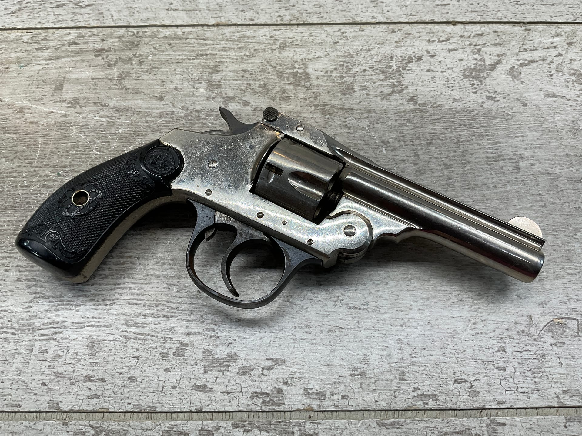 IVER JOHNSON & CYCLE WORKS SECOND MODEL TOP BREAK 32 S&W REVOLVER ...