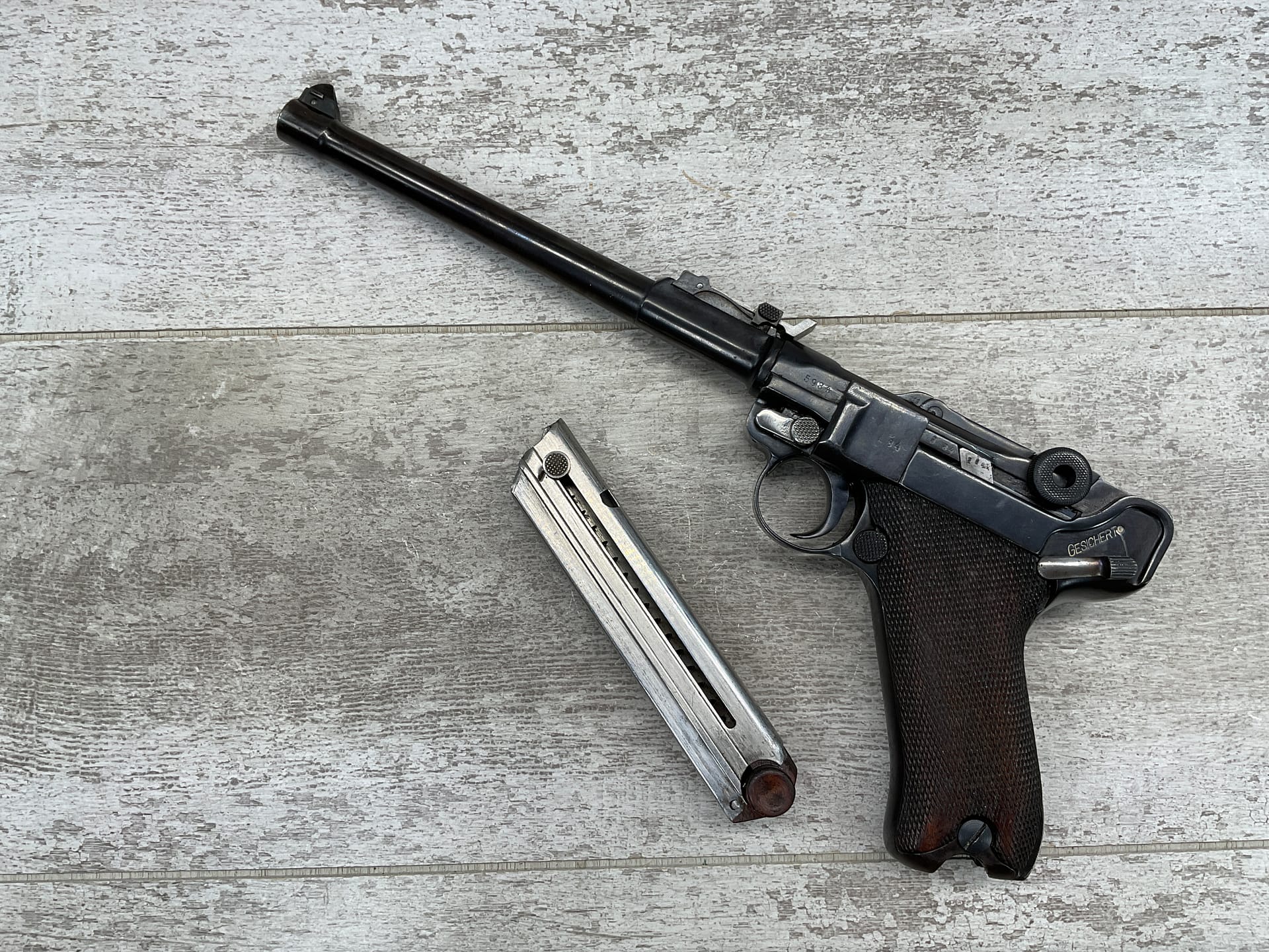ERFURT ARTILLERY LUGER P08 9MM SEMI AUTO PISTOL - Checkpoint Charlie's