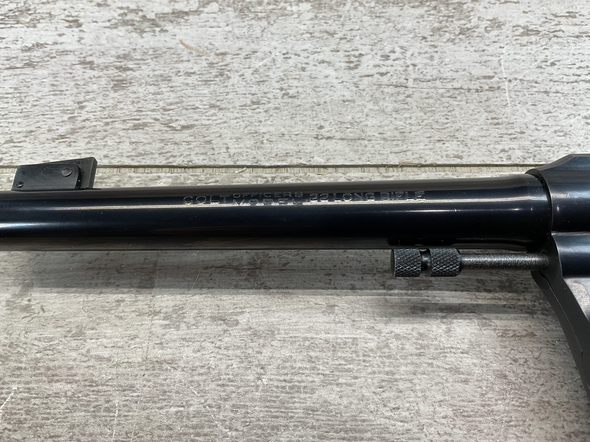 COLT OFFICERS MODEL 22 LR REVOLVER, ORIGINAL BOX #3-08138-BDH ...