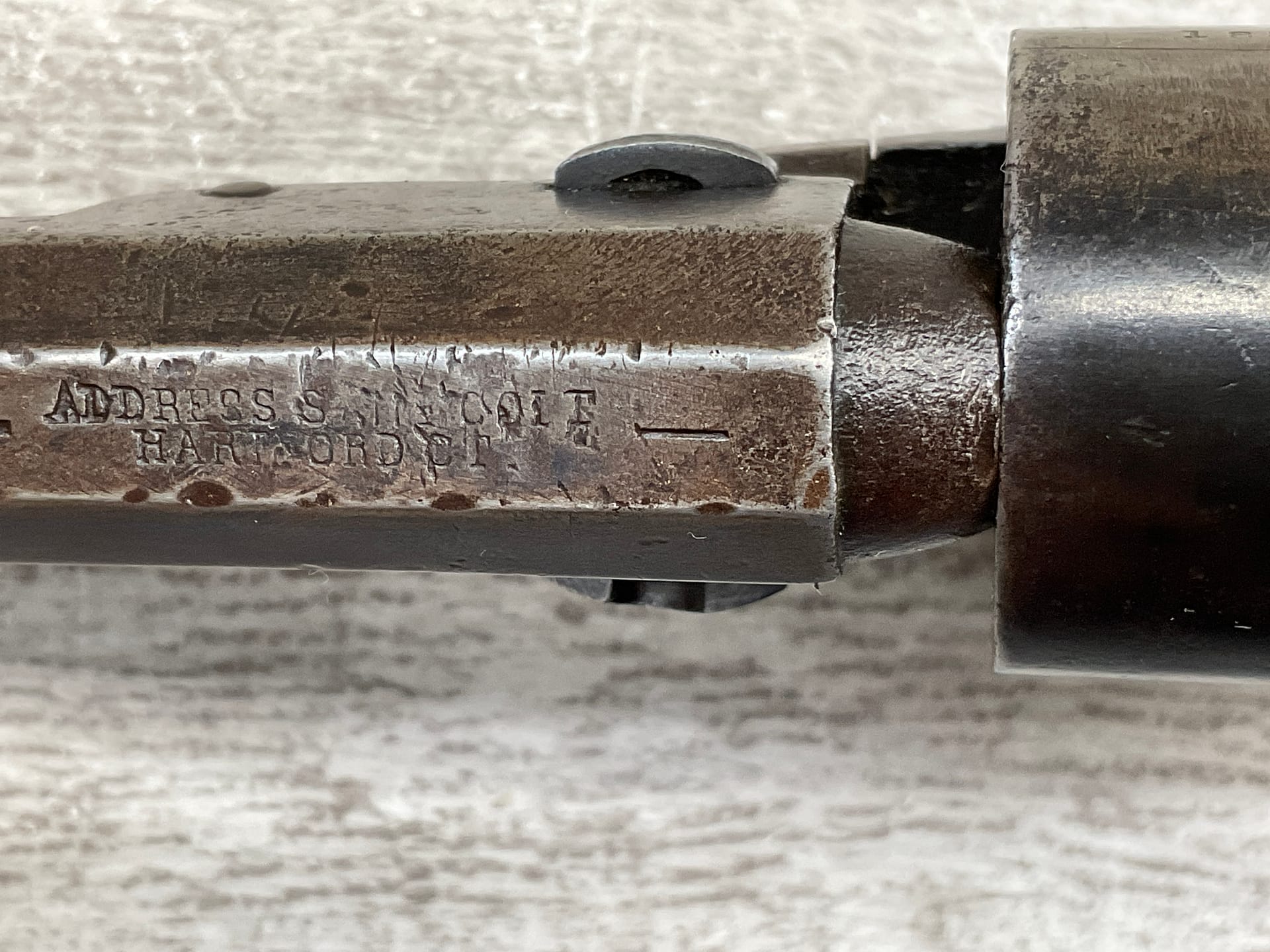 COLT 1849 STAGE COACH ANTIQUE REVOLVER, 1861 MFR - Checkpoint Charlie's