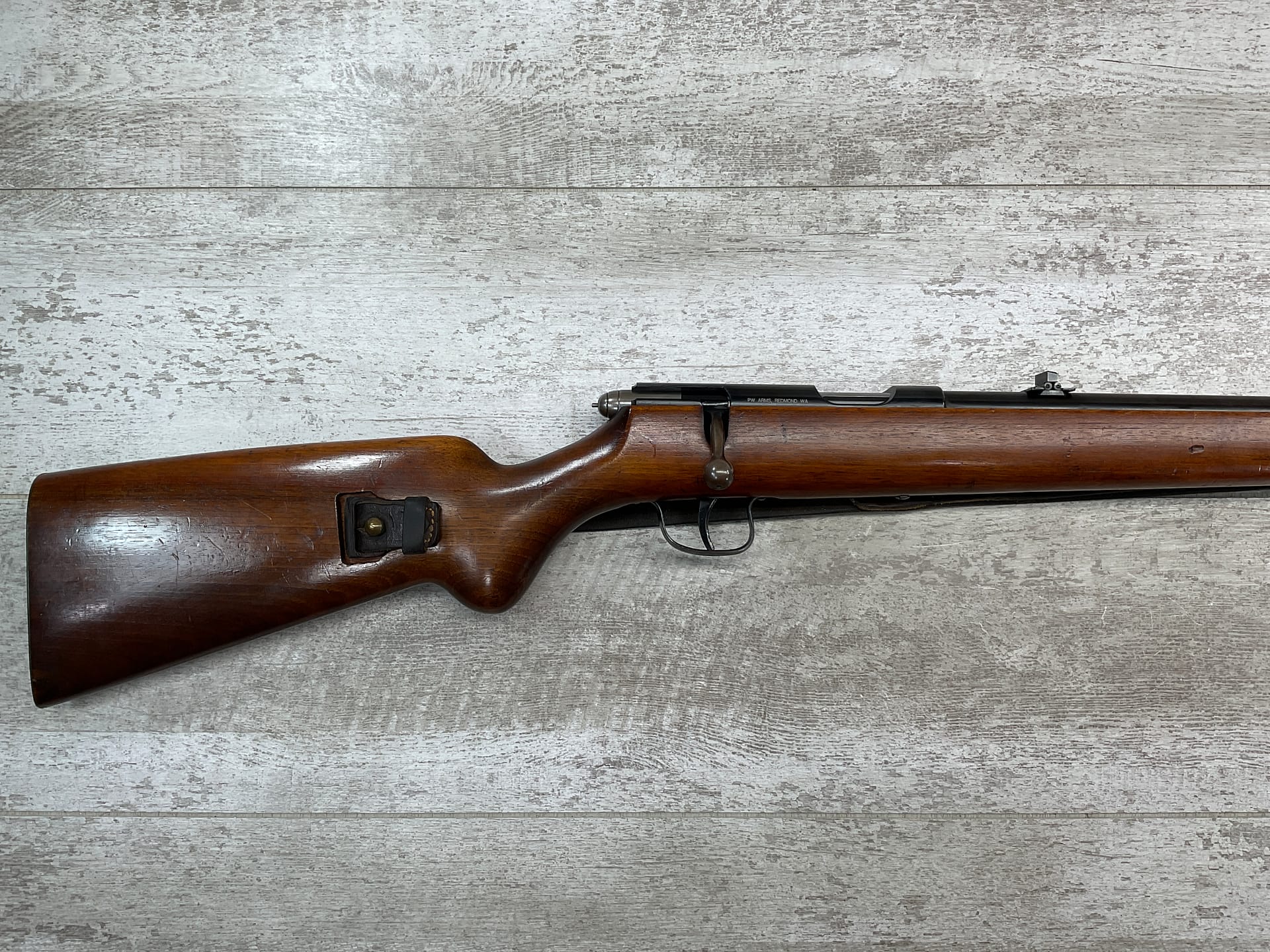 F.W. HEYM GERMAN .22 TRAINER SINGLE SHOT BOLT ACTION RIFLE - Checkpoint ...