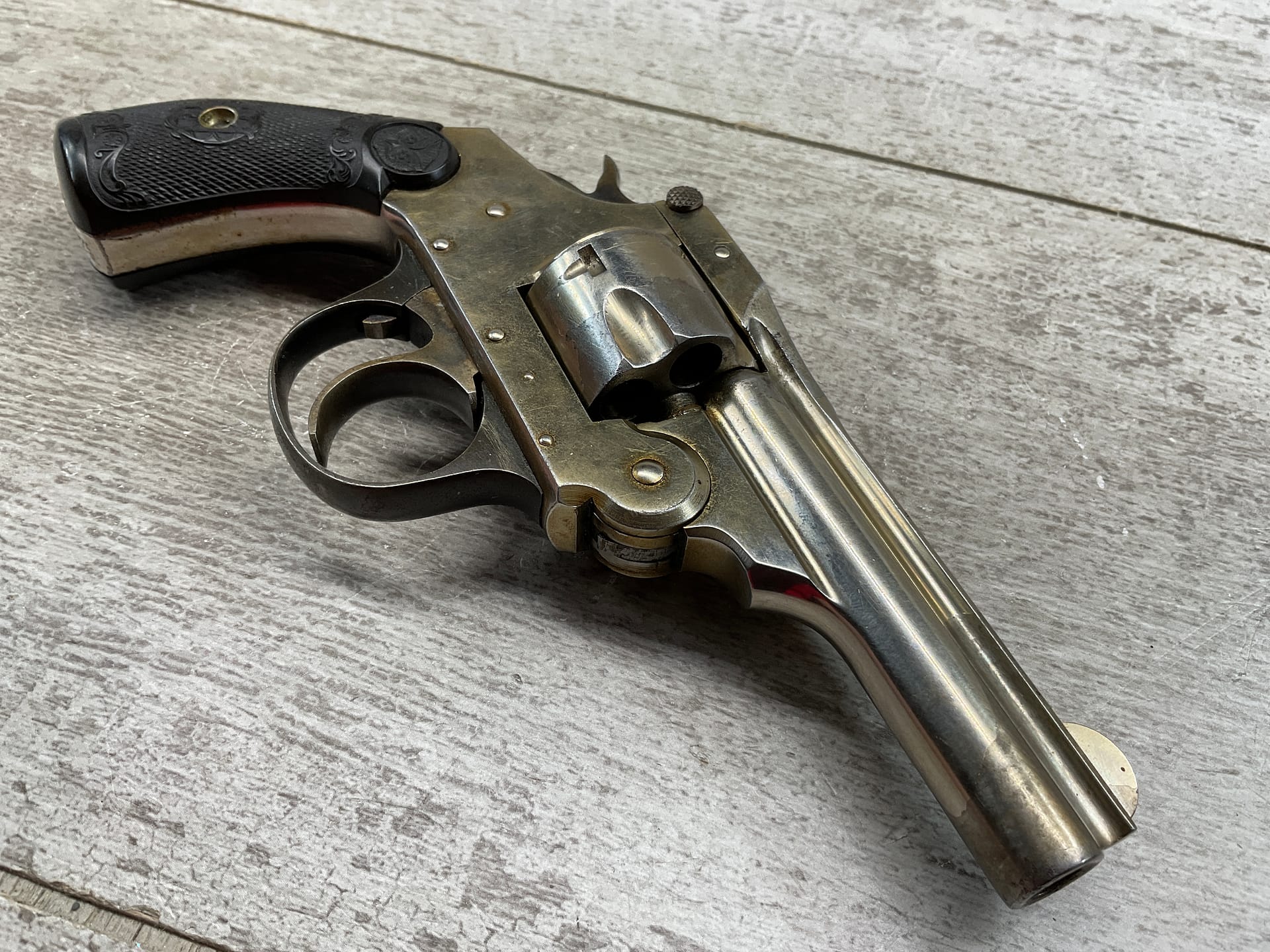 IVER JOHNSON & CYCLE WORKS SECOND MODEL TOP BREAK 32 S&W REVOLVER ...