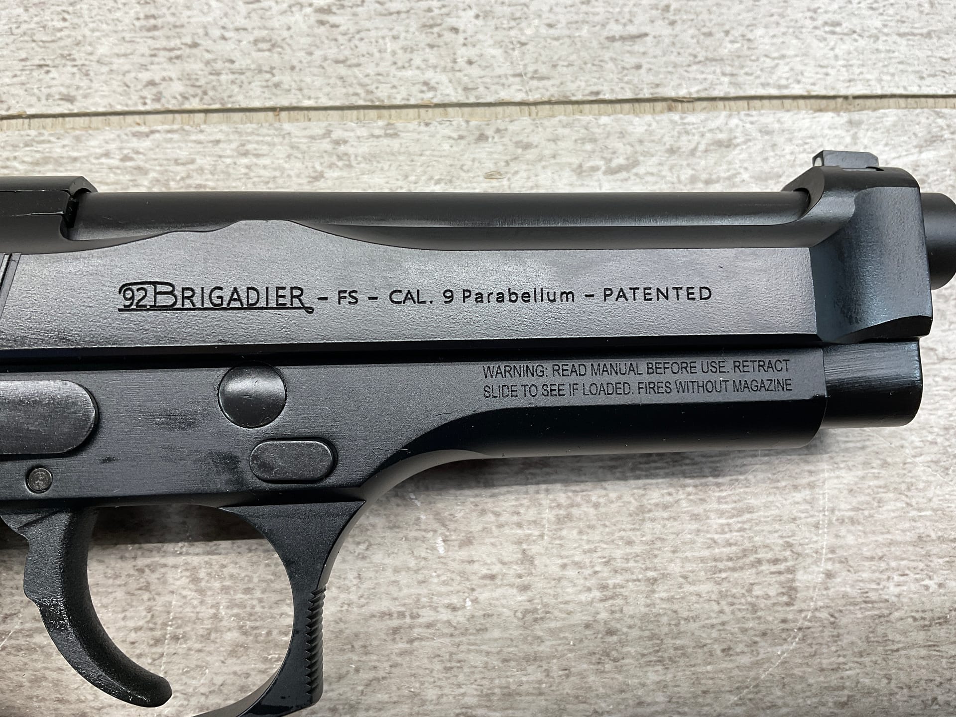 BERETTA 92FS BRIGADIER 9MM 4.9" BBL SEMI AUTO PISTOL - Checkpoint Charlie's