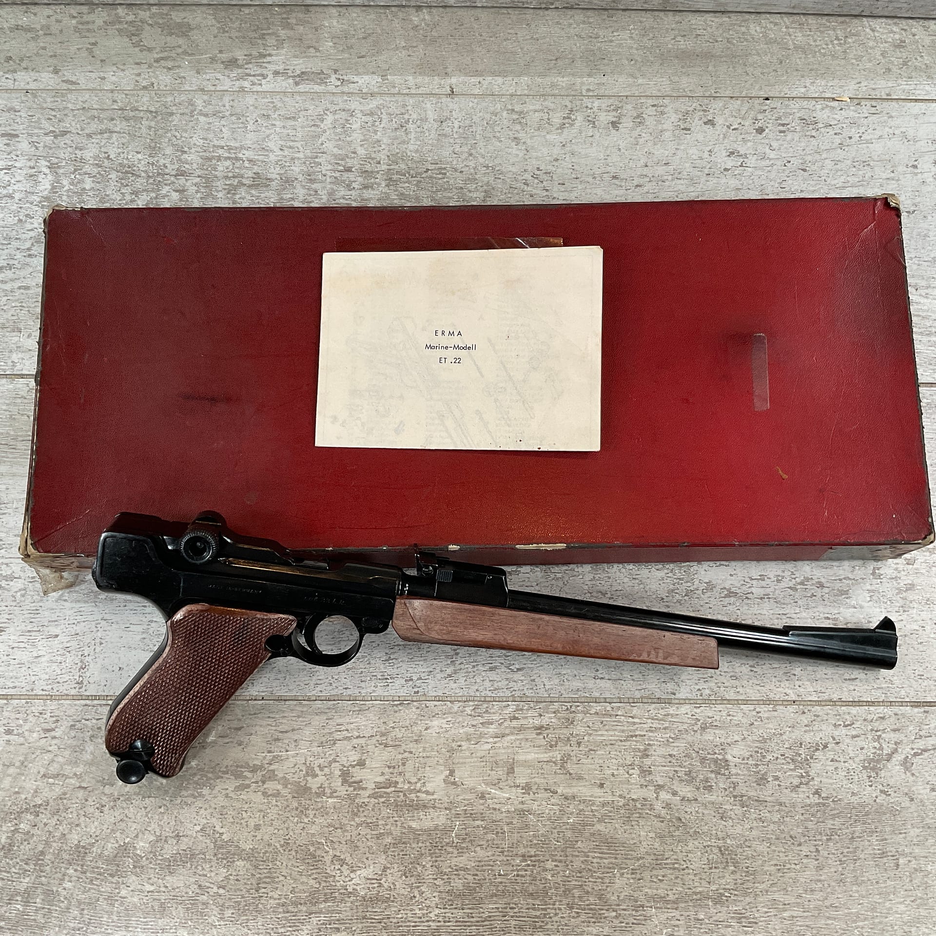 ERMA ET-22 NAVY LUGER - Checkpoint Charlie's