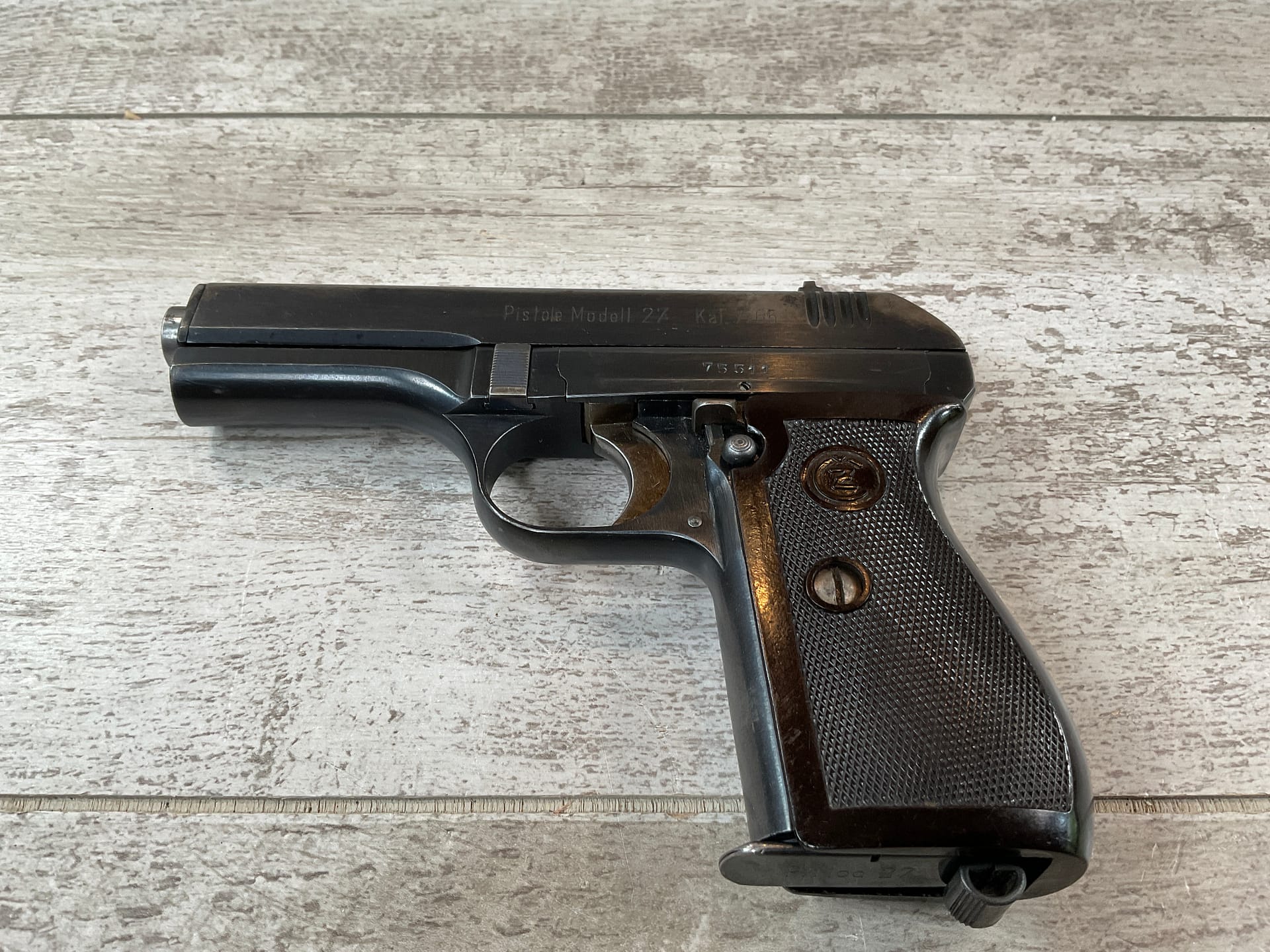 CZECH CZ27 PISTOLE MODELL 27 NAZI MARKED PISTOL - Checkpoint Charlie's