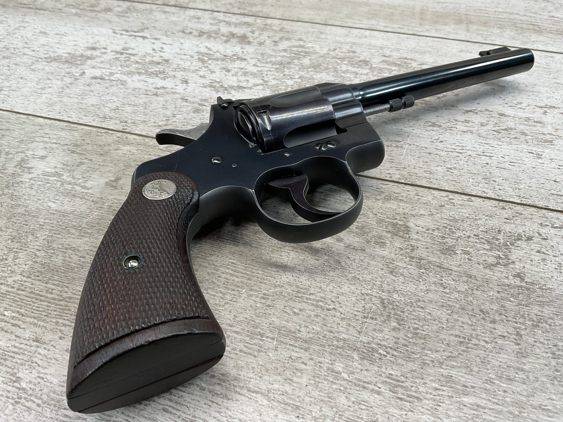 COLT OFFICERS MODEL 22 LR REVOLVER, ORIGINAL BOX #3-08138-BDH ...