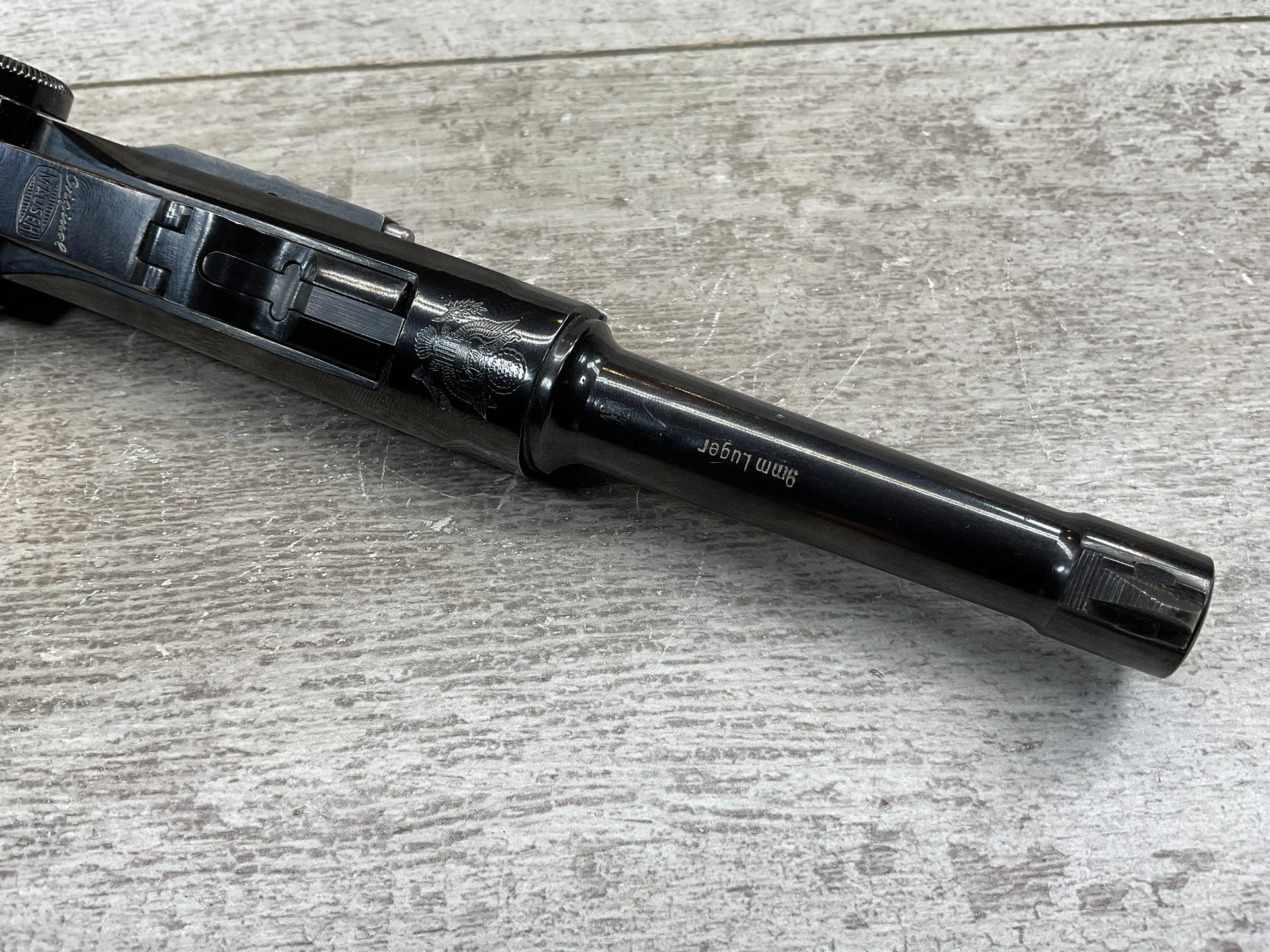 LUGER 9MM UPPER ASSEMBLY / RECEIVER, AMERICAN EAGLE CHAMBER STAMP ...