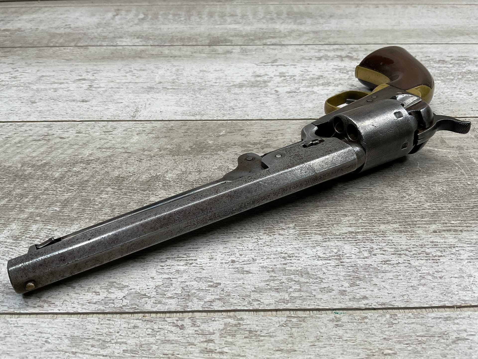 COLT 1851 NAVY .36 CAL ANTIQUE REVOLVER, 1863 MFR - Checkpoint Charlie's