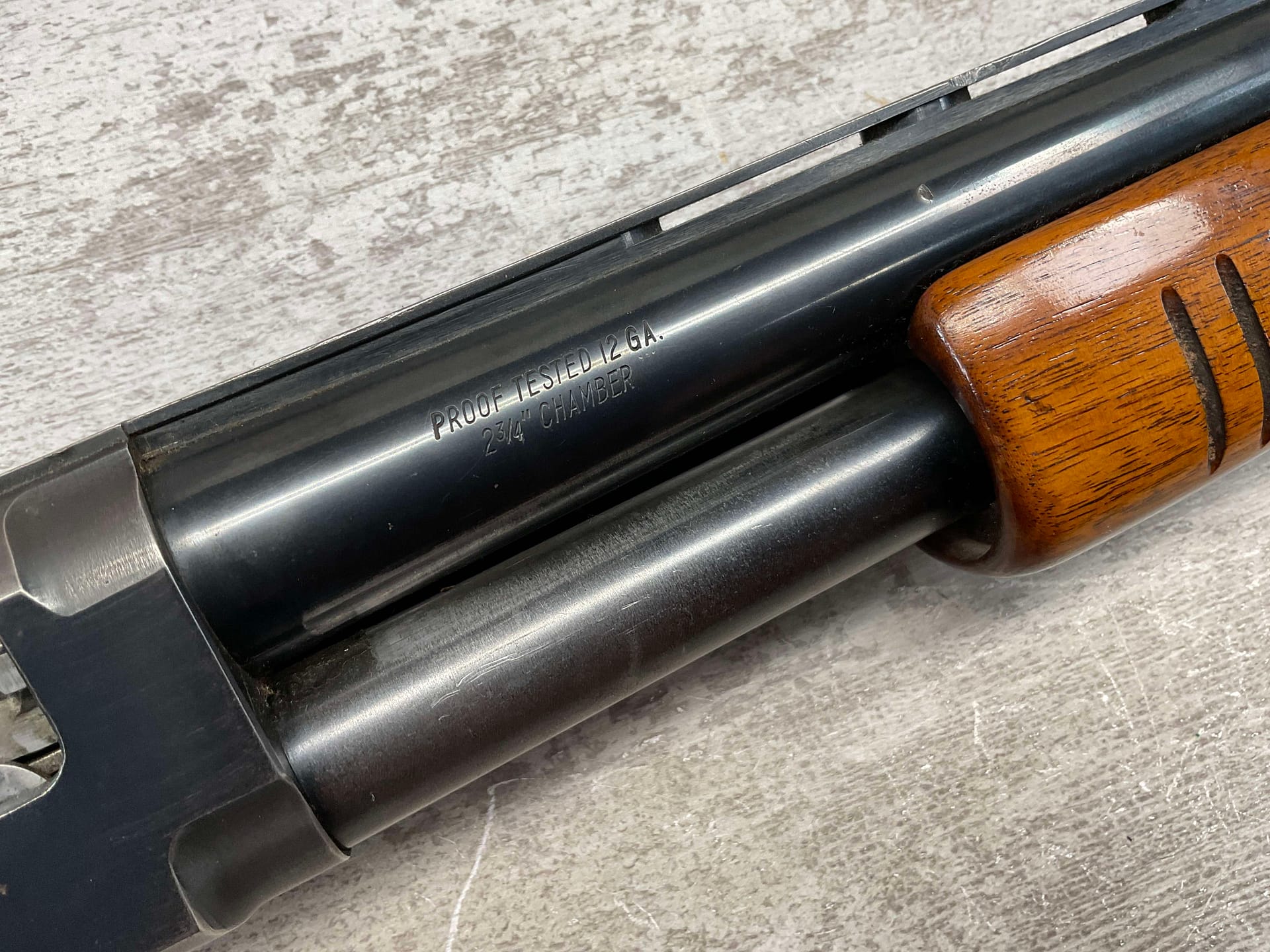 JC HIGGINS MODEL 20 12 GAUGE PUMP SHOTGUN W/POWER PACK CHOKE SYSTEM ...