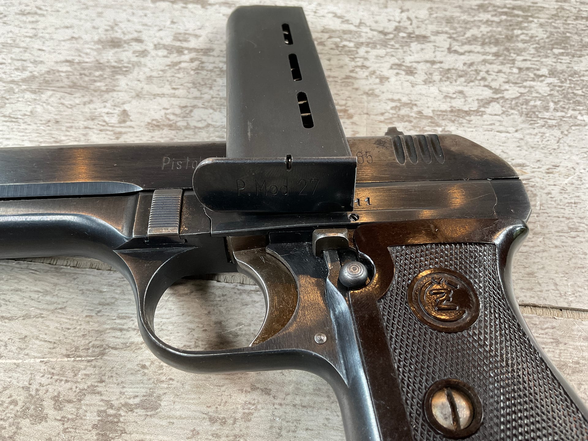 CZECH CZ27 PISTOLE MODELL 27 NAZI MARKED PISTOL - Checkpoint Charlie's