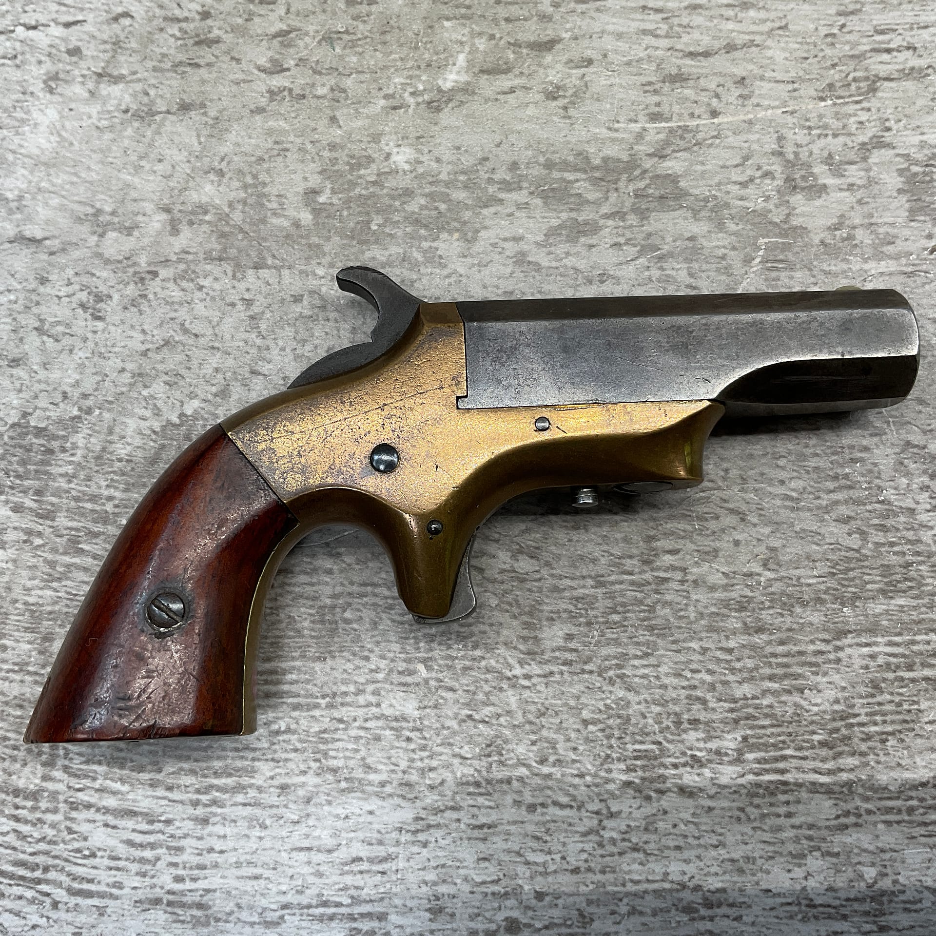 BROWN MF'G. CO. "SOUTHERNER" .41RF DERRINGER SINGLE SHOT PISTOL W ...