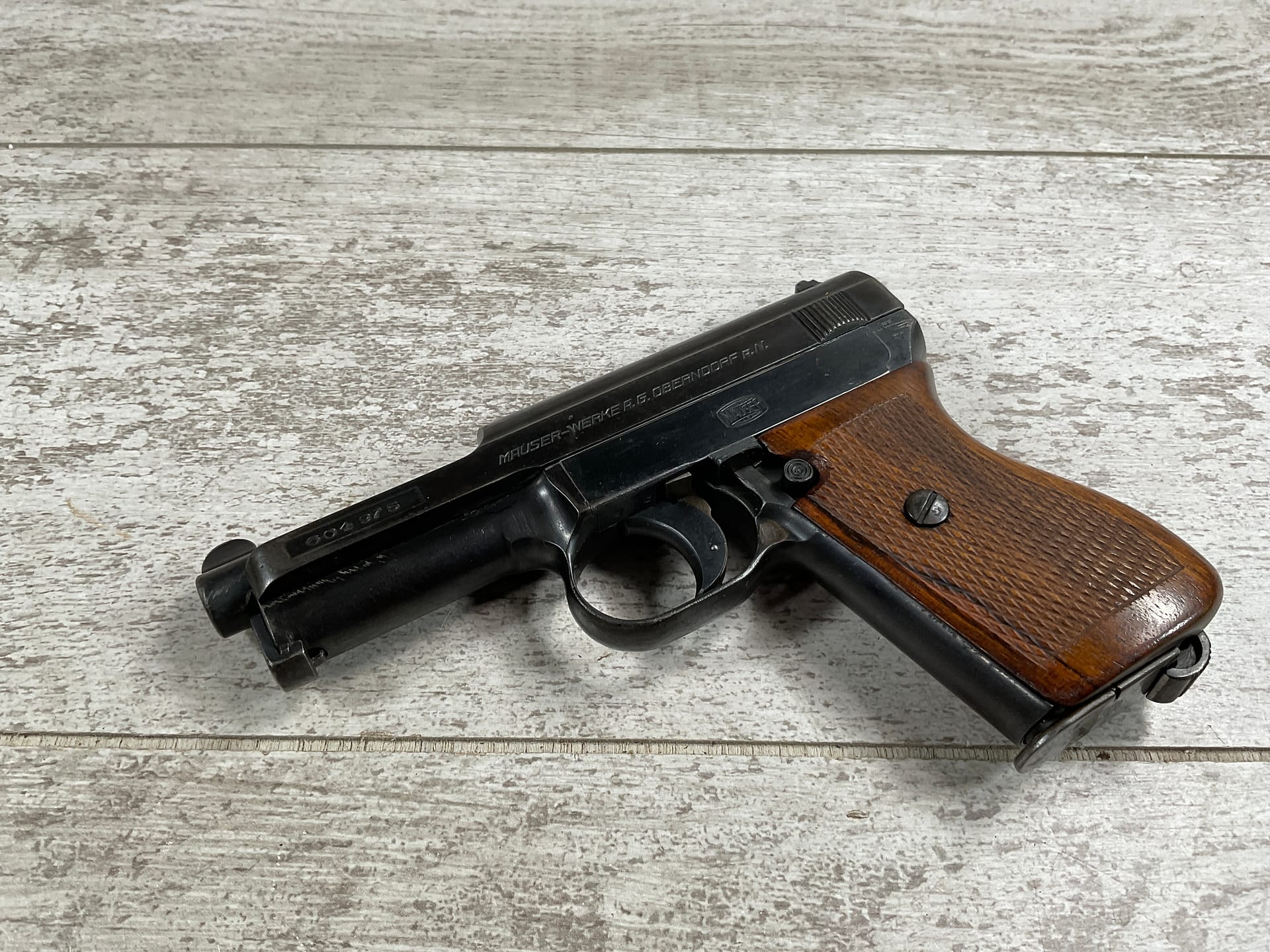 MAUSER 1934 7,65mm E/655 MARKED PISTOL RIG #3-08063-BDH - Checkpoint ...