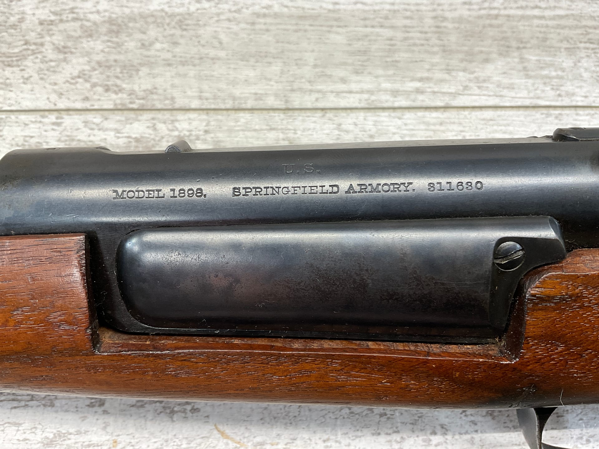 US MODEL 1898 SPRINGFIELD ARMORY 30-40 KRAG BOLT ACTION RIFLE, 1901 MFR ...