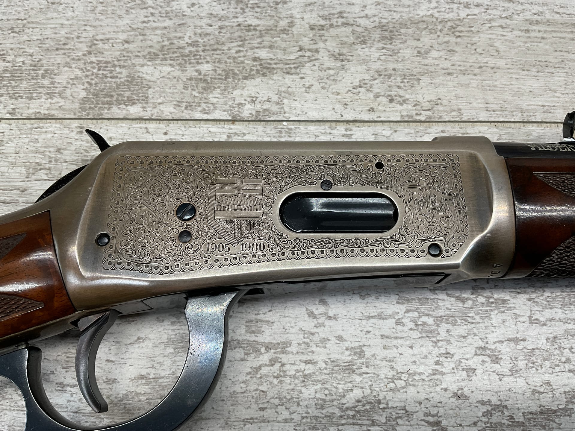 WINCHESTER MODEL 1894 ALBERTA DIAMOND JUBILEE 38-55 LEVER ACTION RIFLE ...