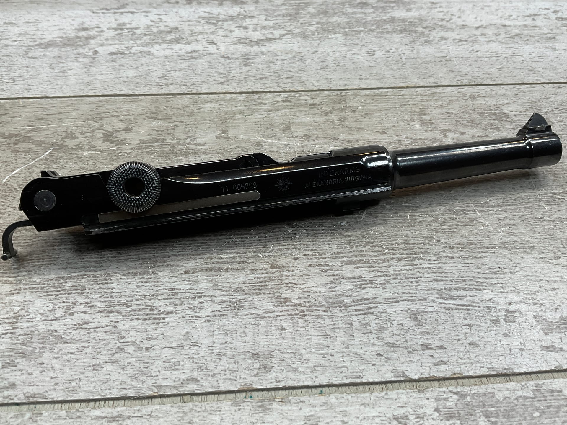 LUGER 9MM UPPER ASSEMBLY / RECEIVER, AMERICAN EAGLE CHAMBER STAMP ...