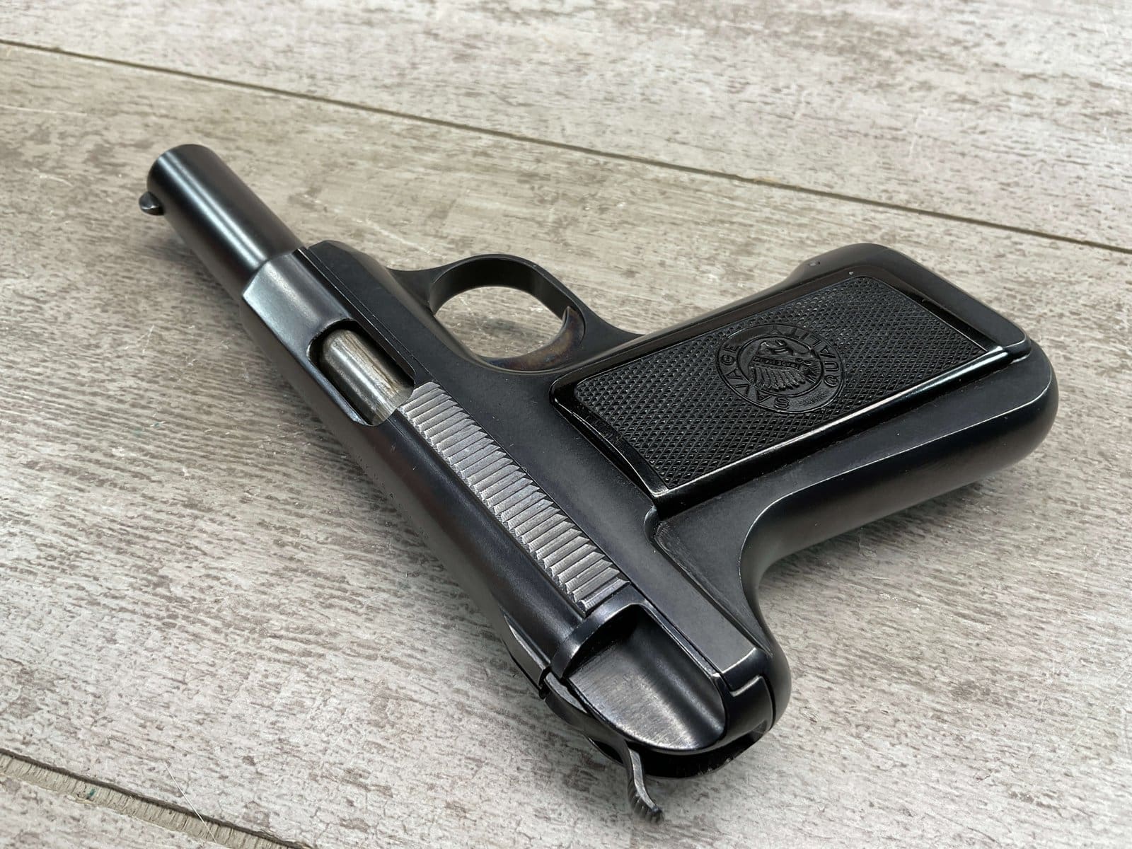 SAVAGE MODEL 1907 .32ACP PISTOL IN ORIGINAL KRAFT BOX, MINTY ...