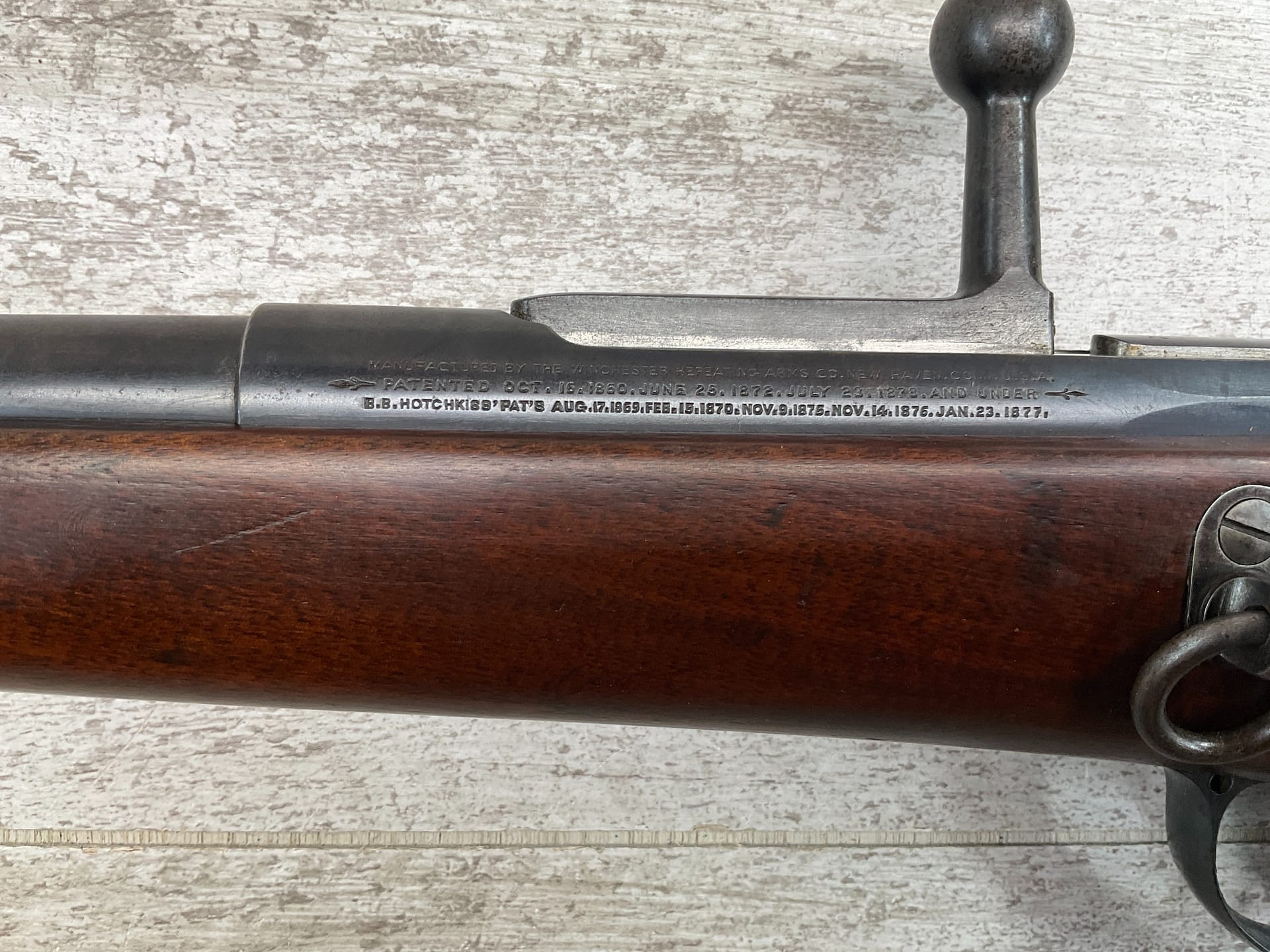 WINCHESTER HOTCHKISS .45-70 CARBINE BOLT ACTION RIFLE - Checkpoint ...