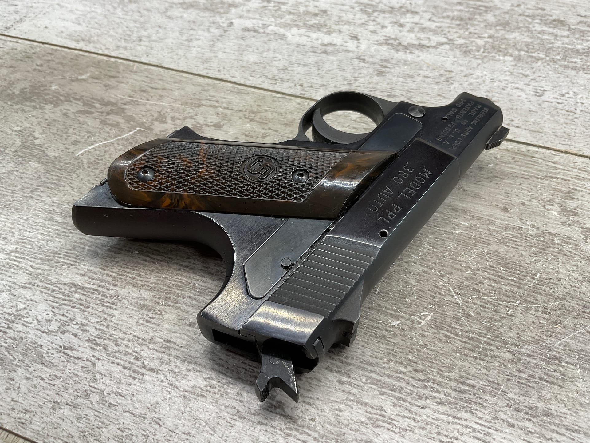 STERLING ARMS CORP MODEL PPL 380ACP SEMI AUTO PISTOL, RARE & MINTY ...