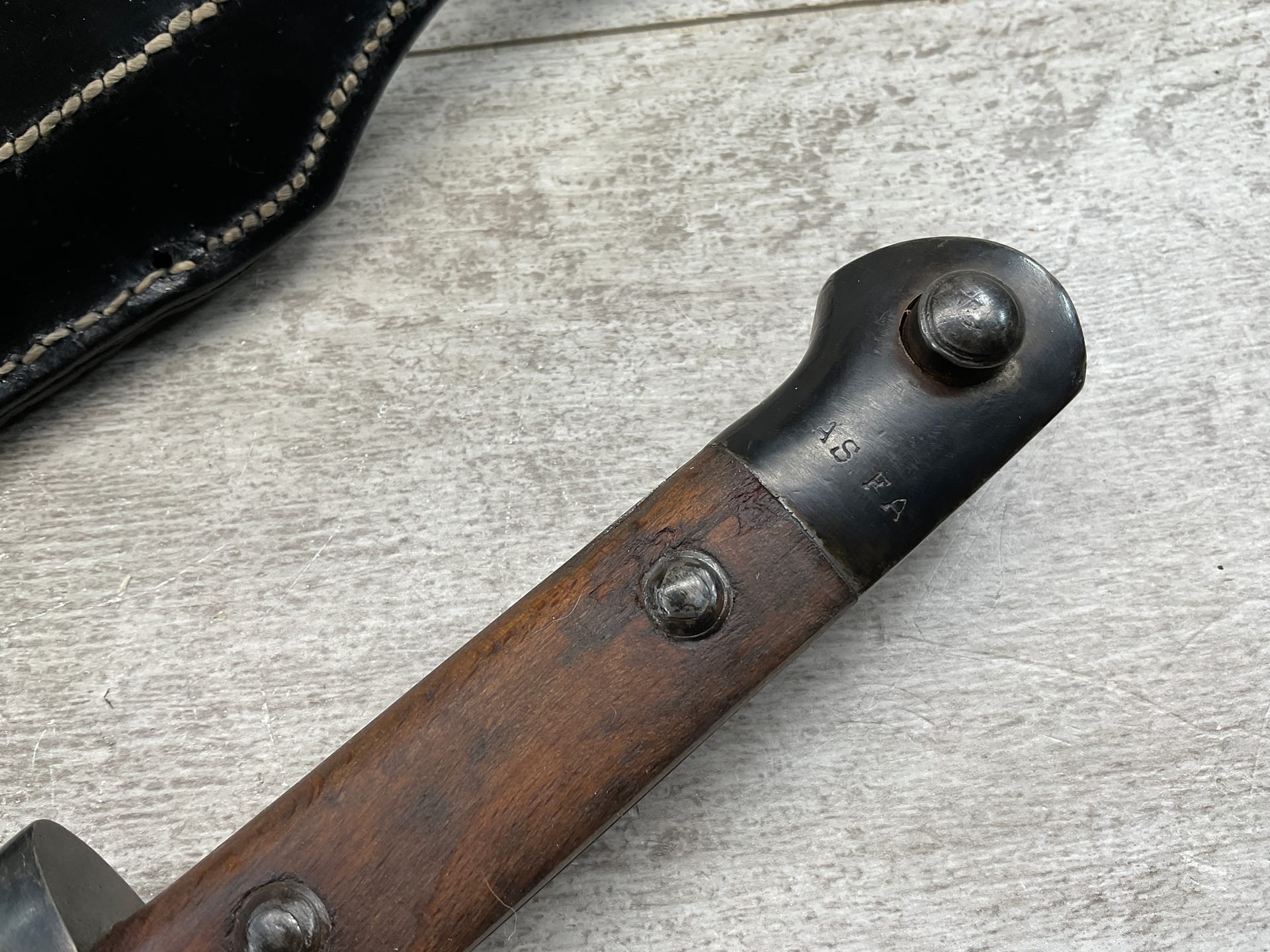 TURKISH MODEL 1935 MAUSER RIFLE BAYONET W/ SCABBARD AND FROG, WWI ...